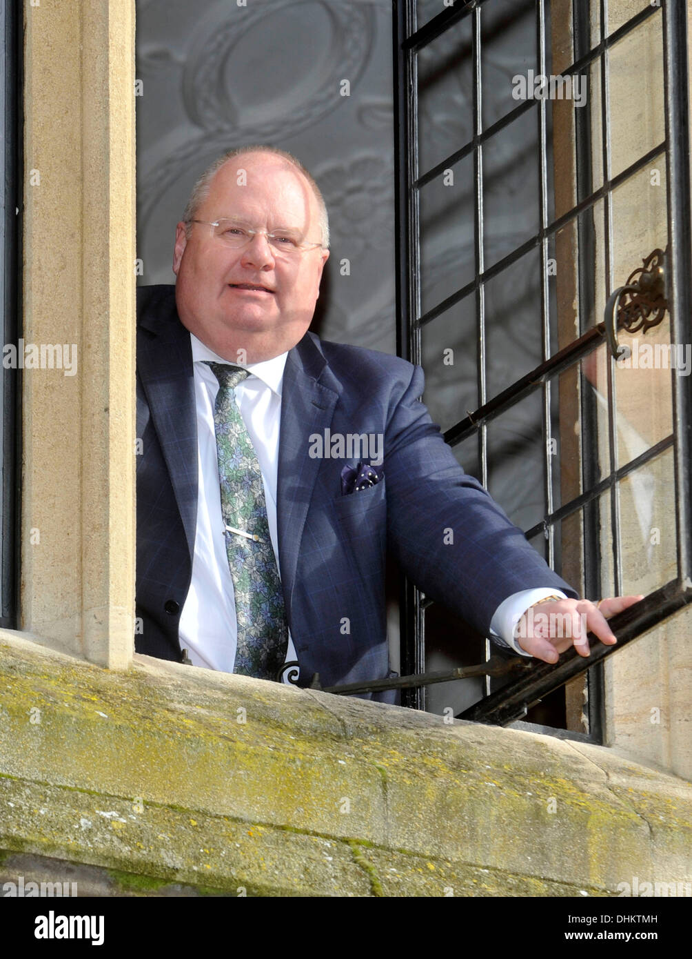 Oxford, UK. 12th Nov, 2013. Eric Pickles speaking about his life at the ...