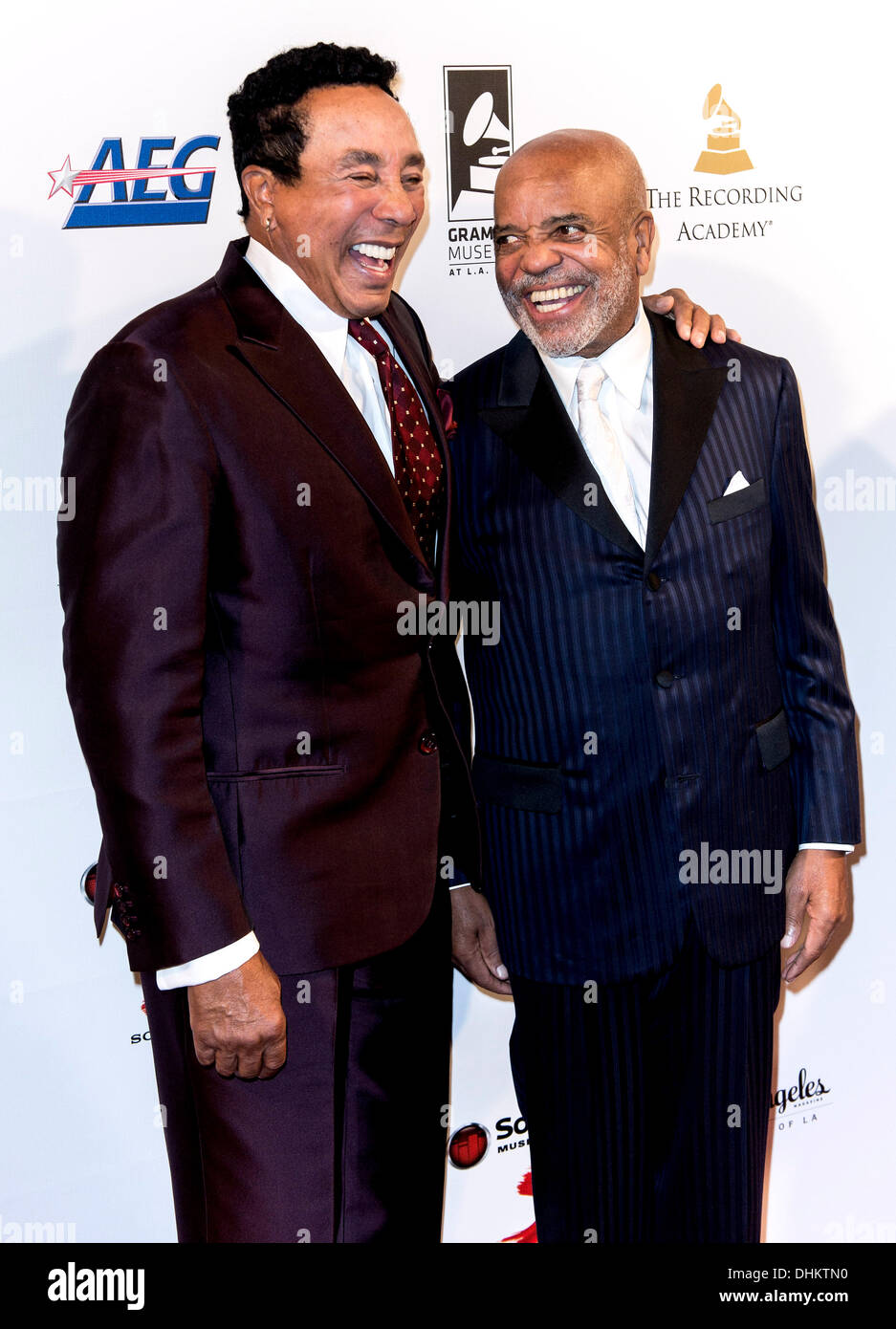 Los Angeles, California, USA. 11th Nov, 2013. BERRY GORDY and SMOKEY ...