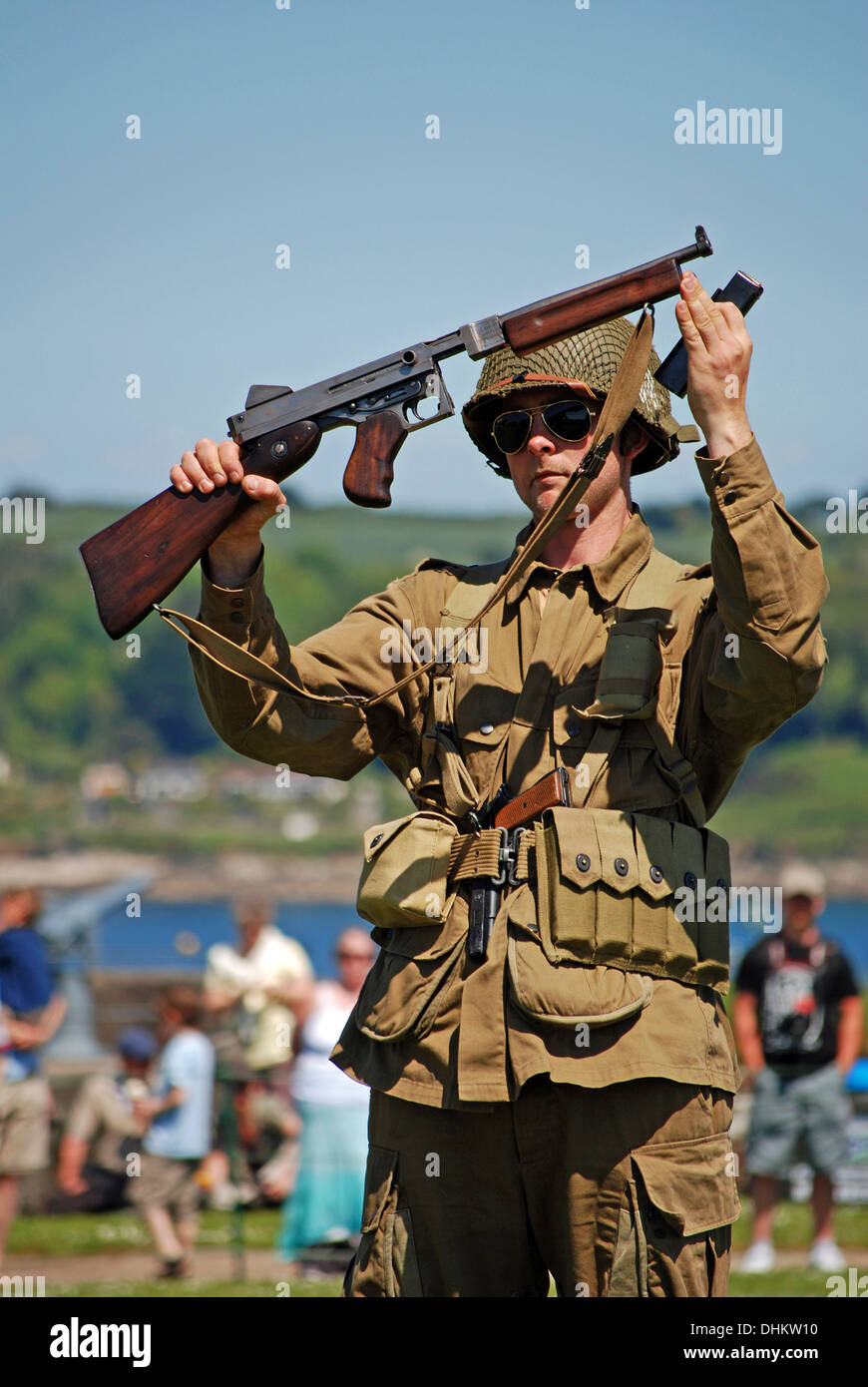 An American GI at a military re-enactment day Stock Photo - Alamy