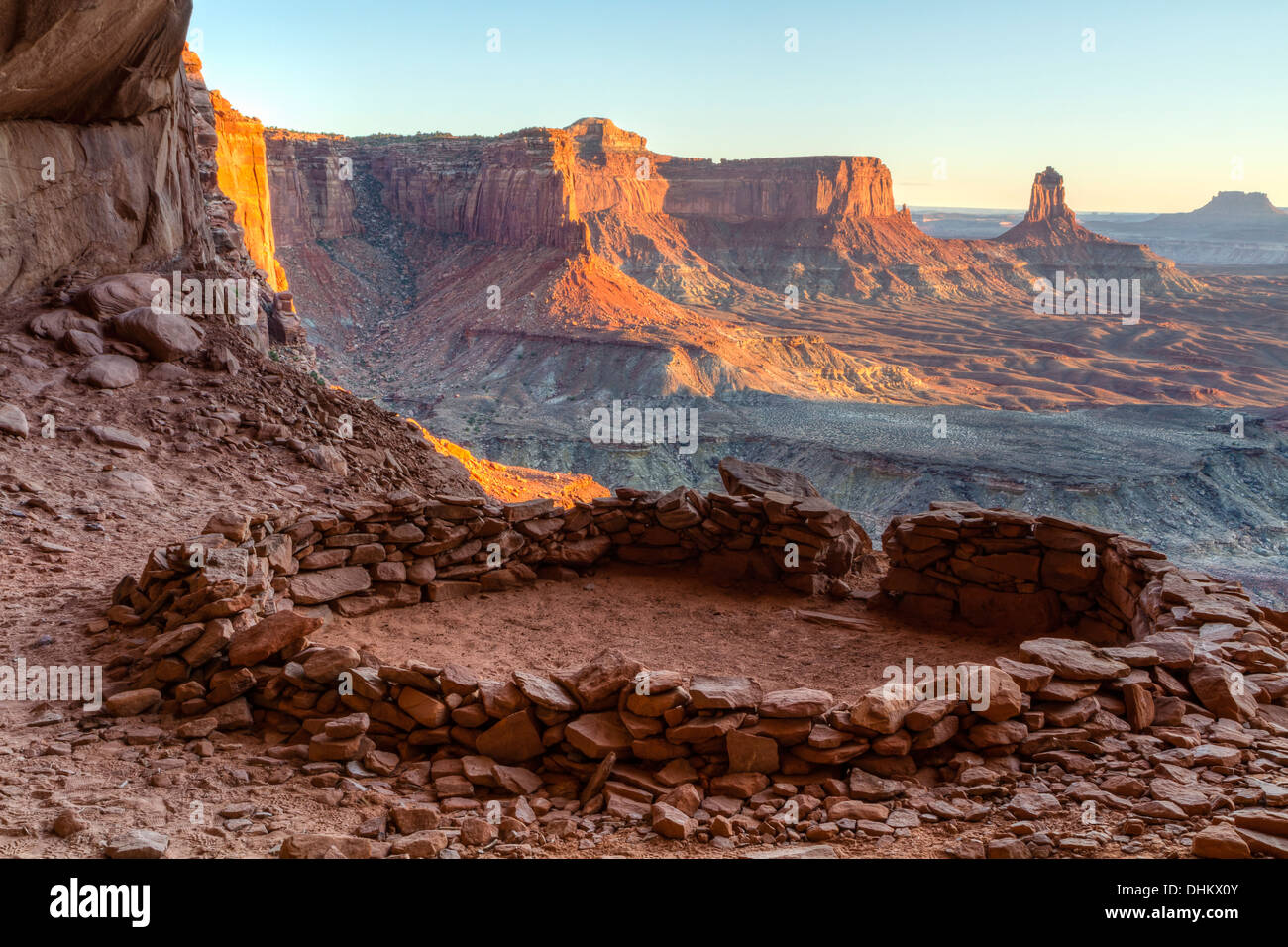 'False Kiva' class 2 archaeological site in Canyonlands National Park ...