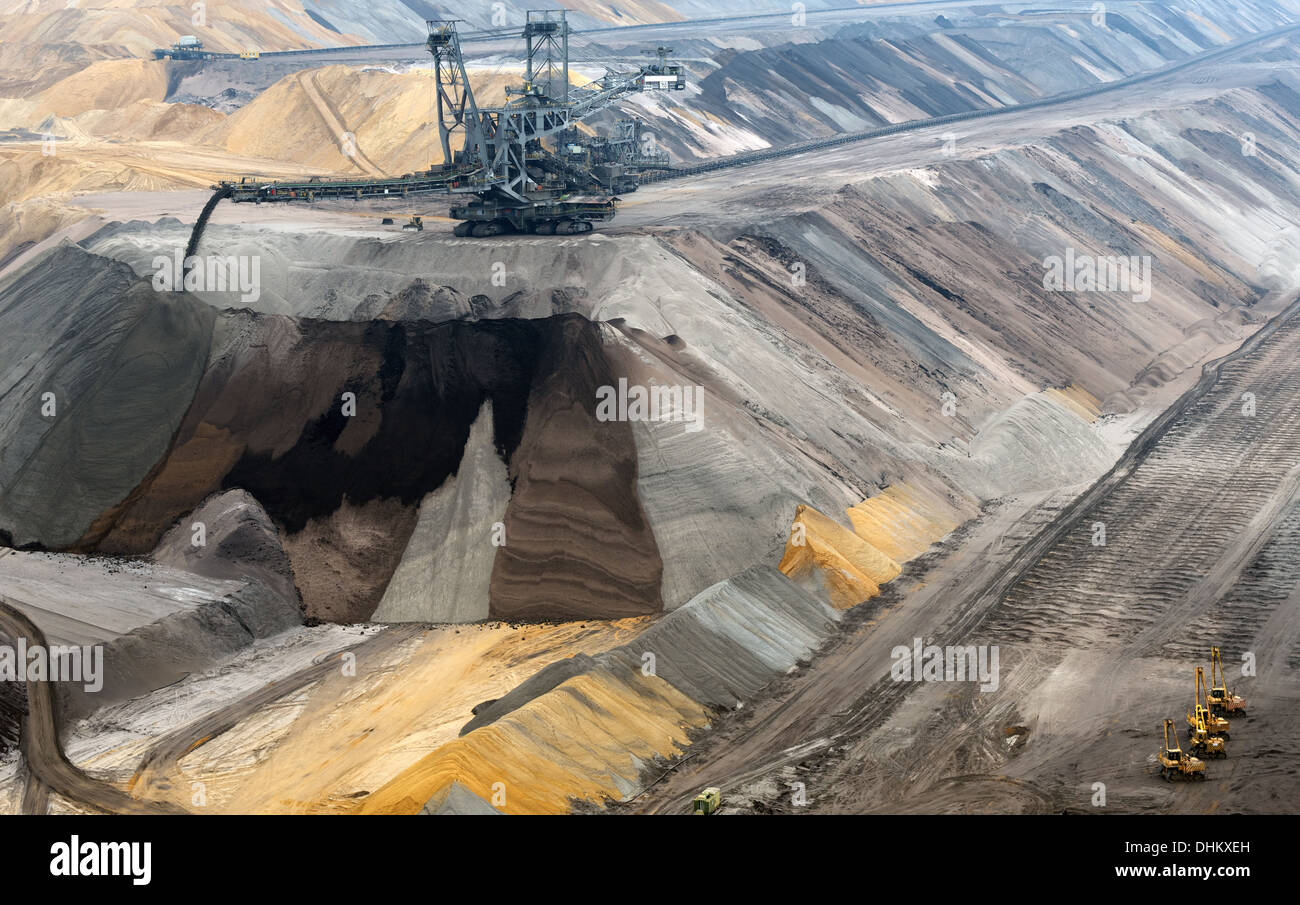 Open-cast coal mine Stock Photo - Alamy