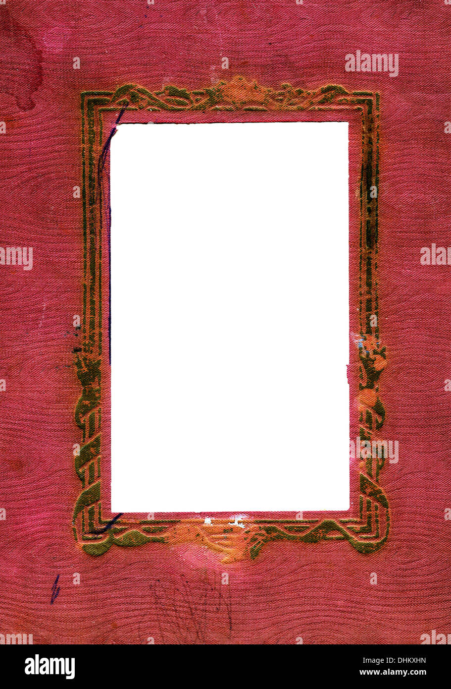 Old Fabric with a Frame Stock Photo - Alamy