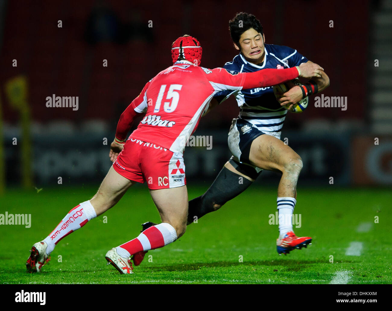 Gloucester, UK. 12th Nov, 2013. Japan Full Back (#15) Yoshikazu Fujita ...