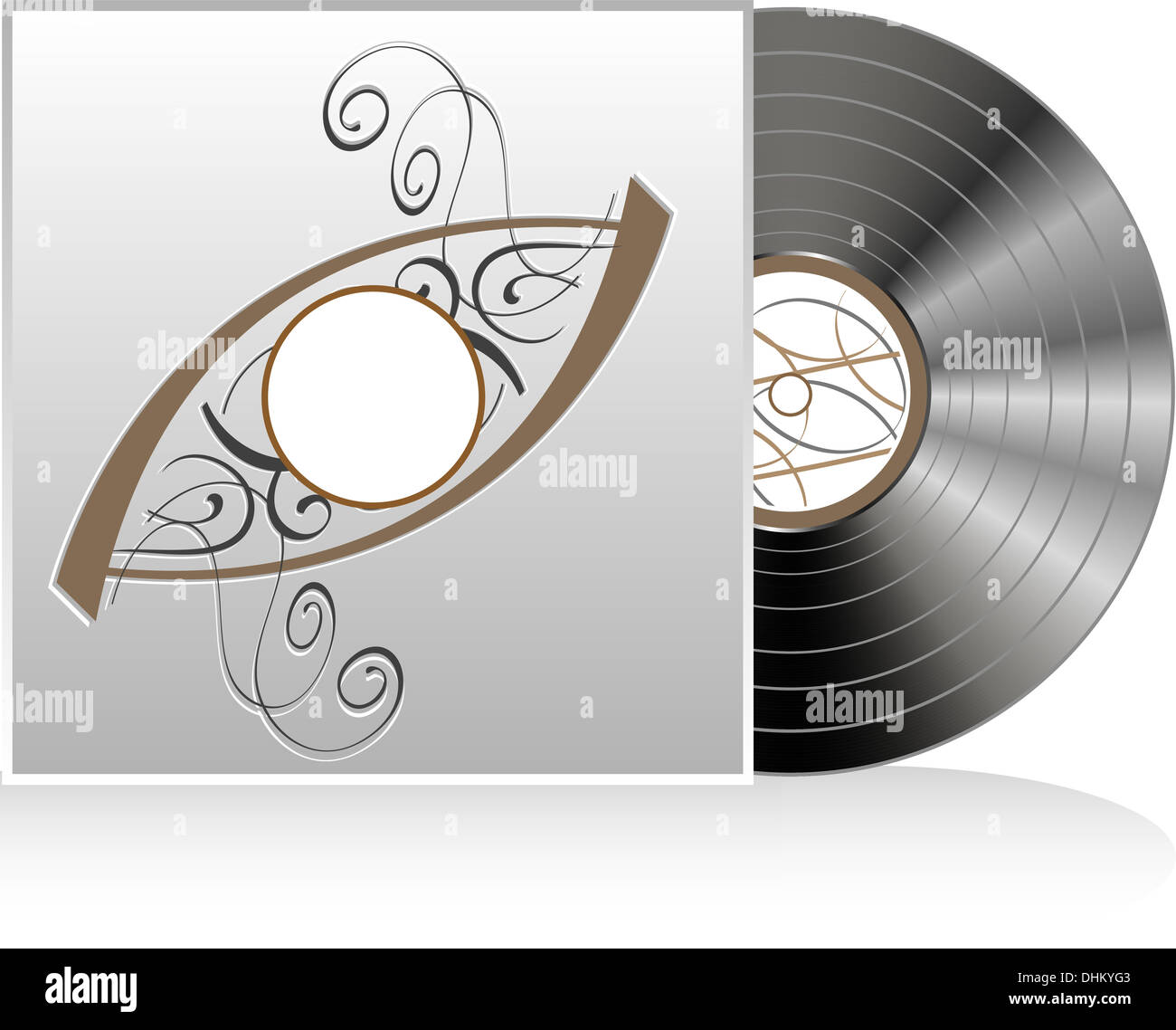 Black record cover hi-res stock photography and images - Alamy