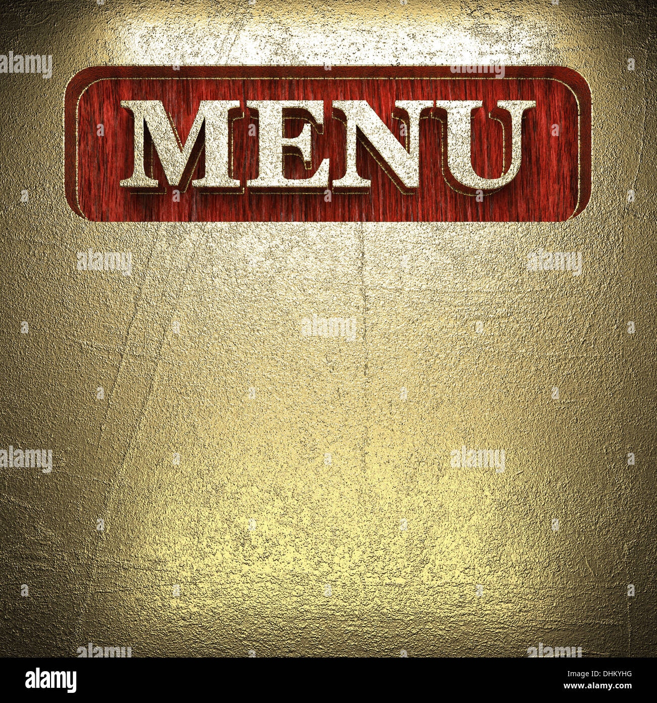 Red menu sign hi-res stock photography and images - Alamy
