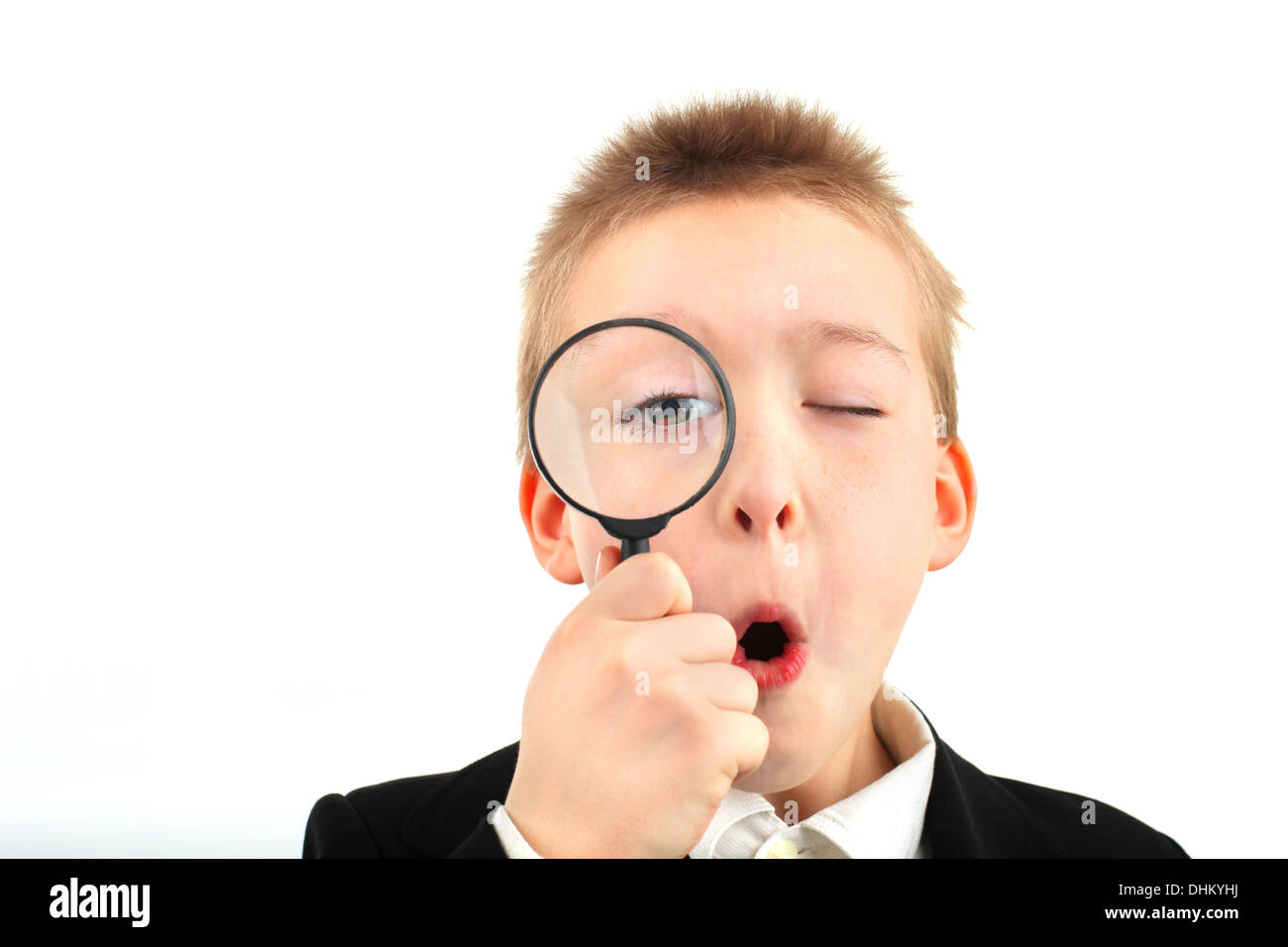 Pupil magnification hi-res stock photography and images - Alamy