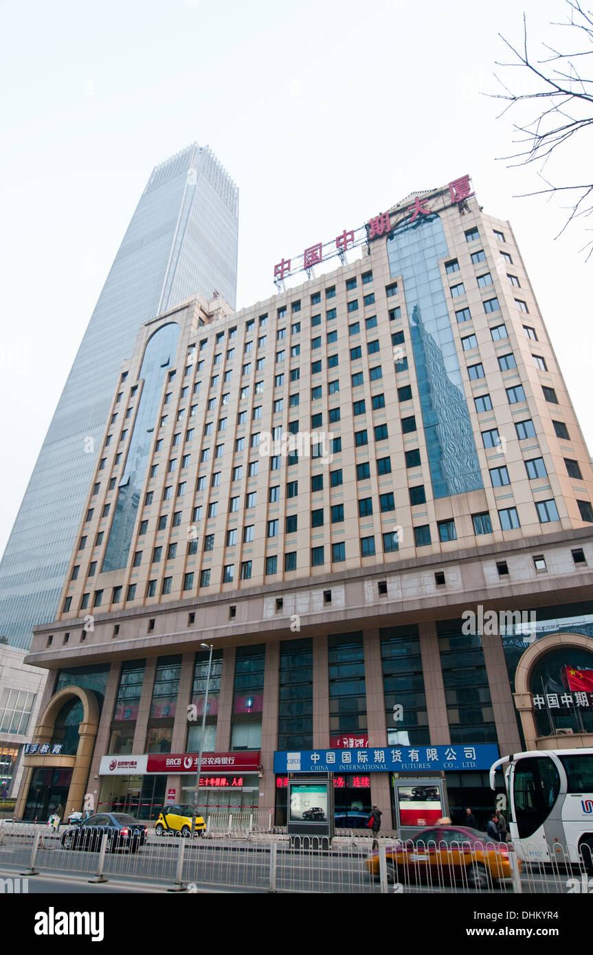 China World Trade Center Tower 3 in Beijing Central Business District ...