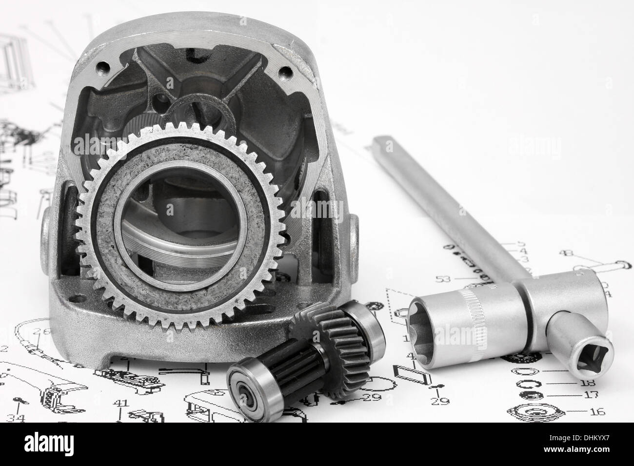 Details on the drawing Stock Photo - Alamy