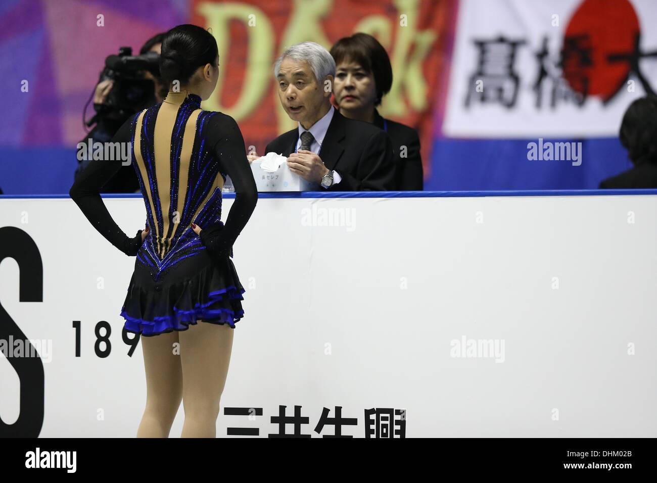 Tokyo Japan. 9th Nov, 2013. (L-R) Mao Asada (JPN), Nobuo Sato, NOVEMBER 9, 2013 - Figure Skating ...