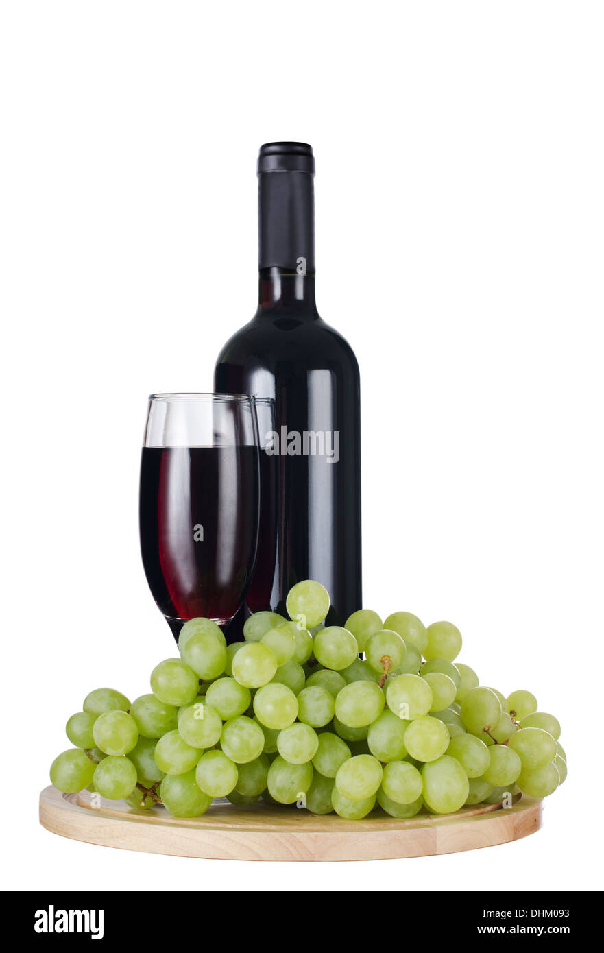 Red wine glass isolated on white Stock Photo - Alamy