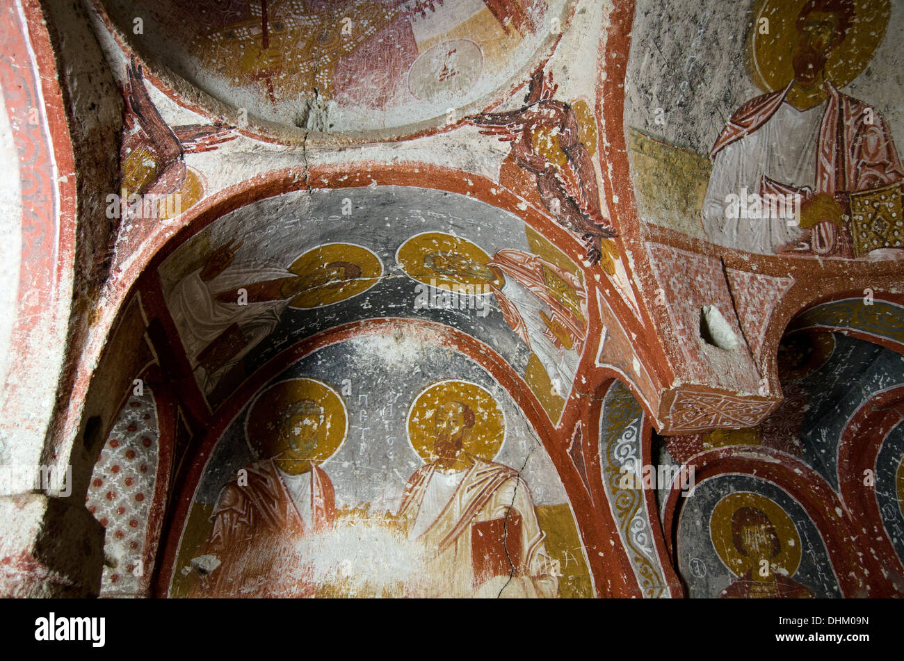 Ancient christian fresco cave hi-res stock photography and images - Alamy
