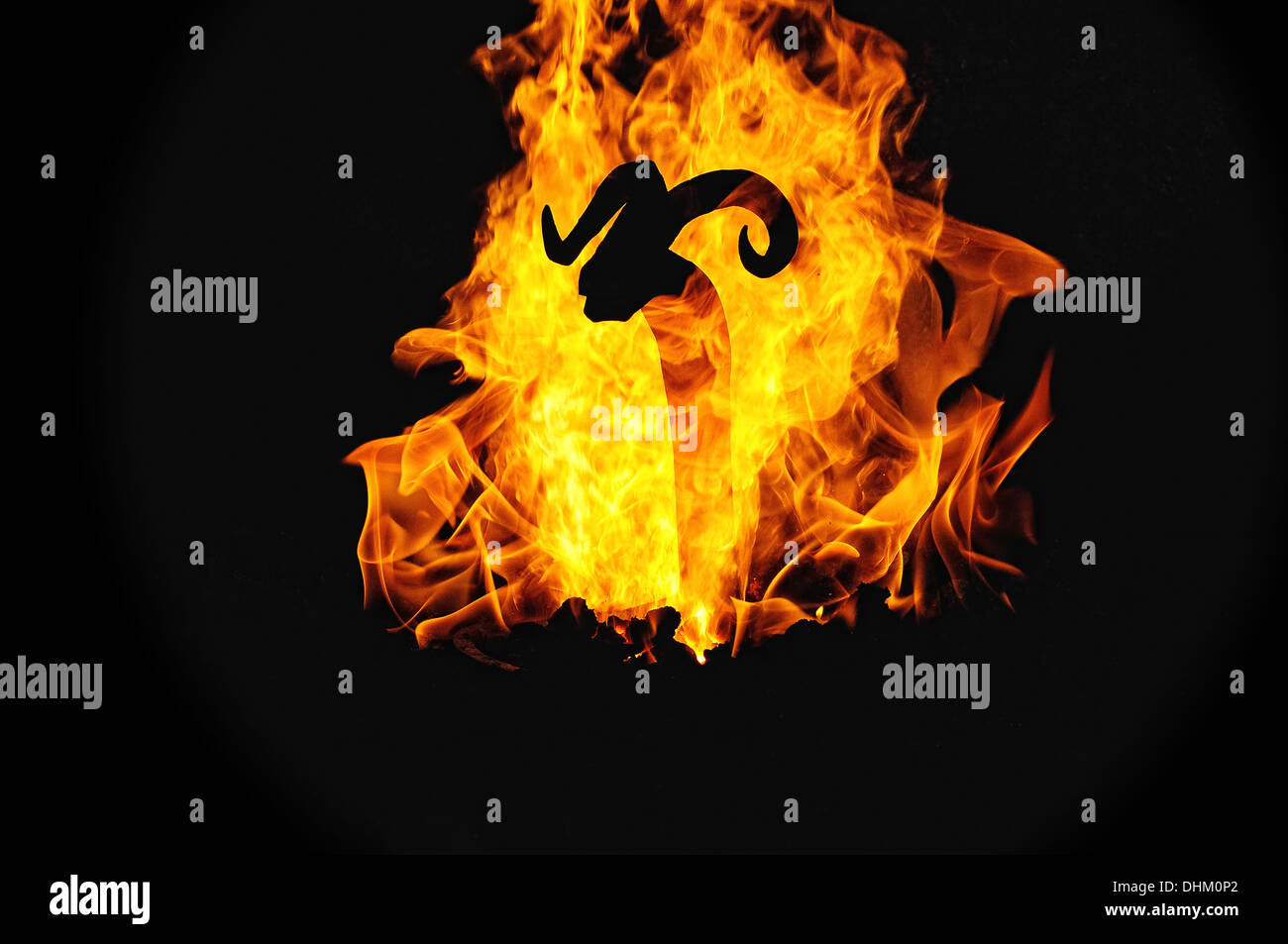 the fire from hell Stock Photo - Alamy