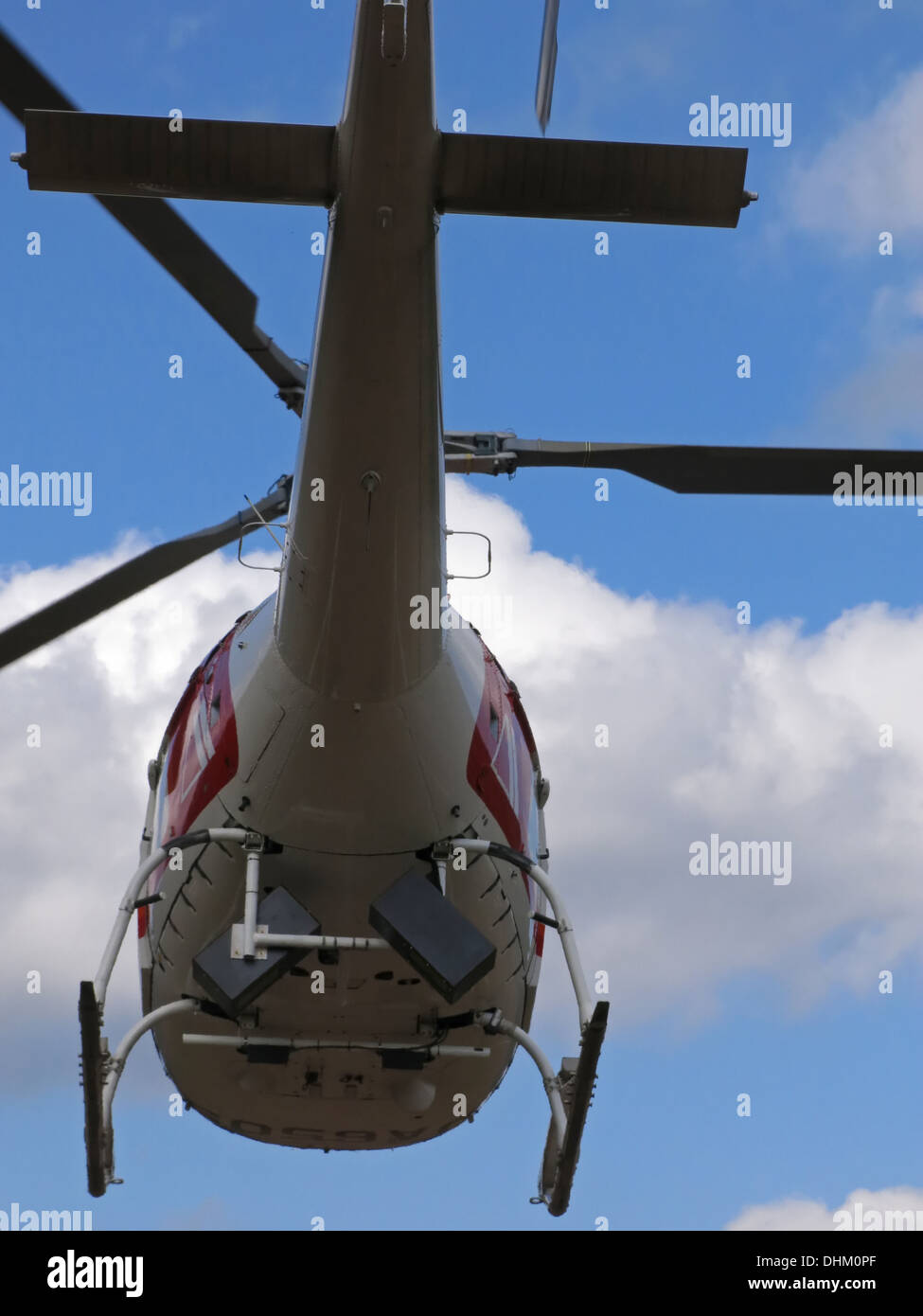 helicopter taking off seen from below Stock Photo - Alamy