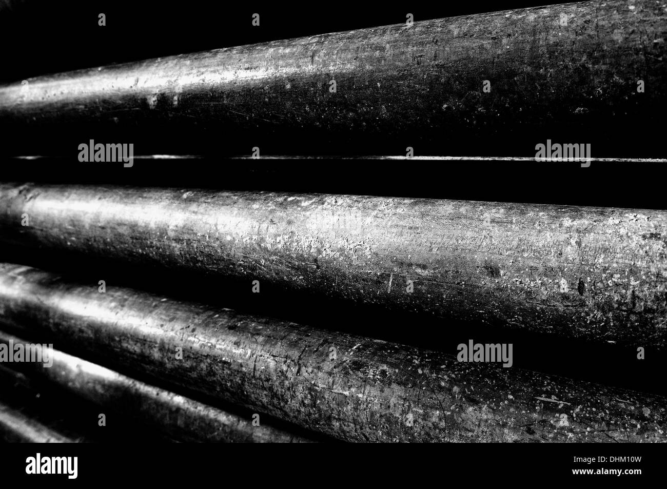 black steel pipes Stock Photo - Alamy