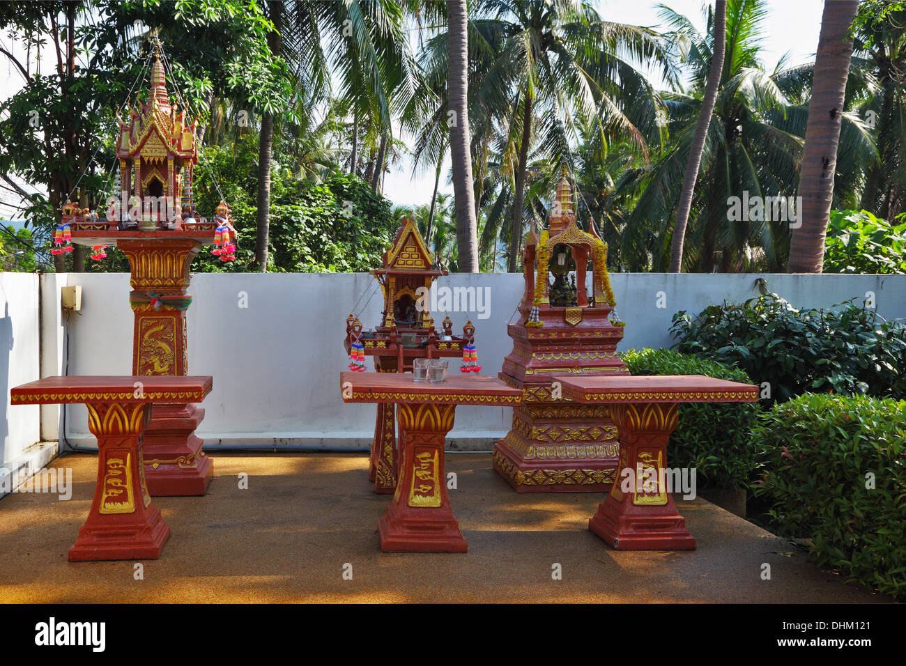 Mini Buddhist temple Stock Photo - Alamy