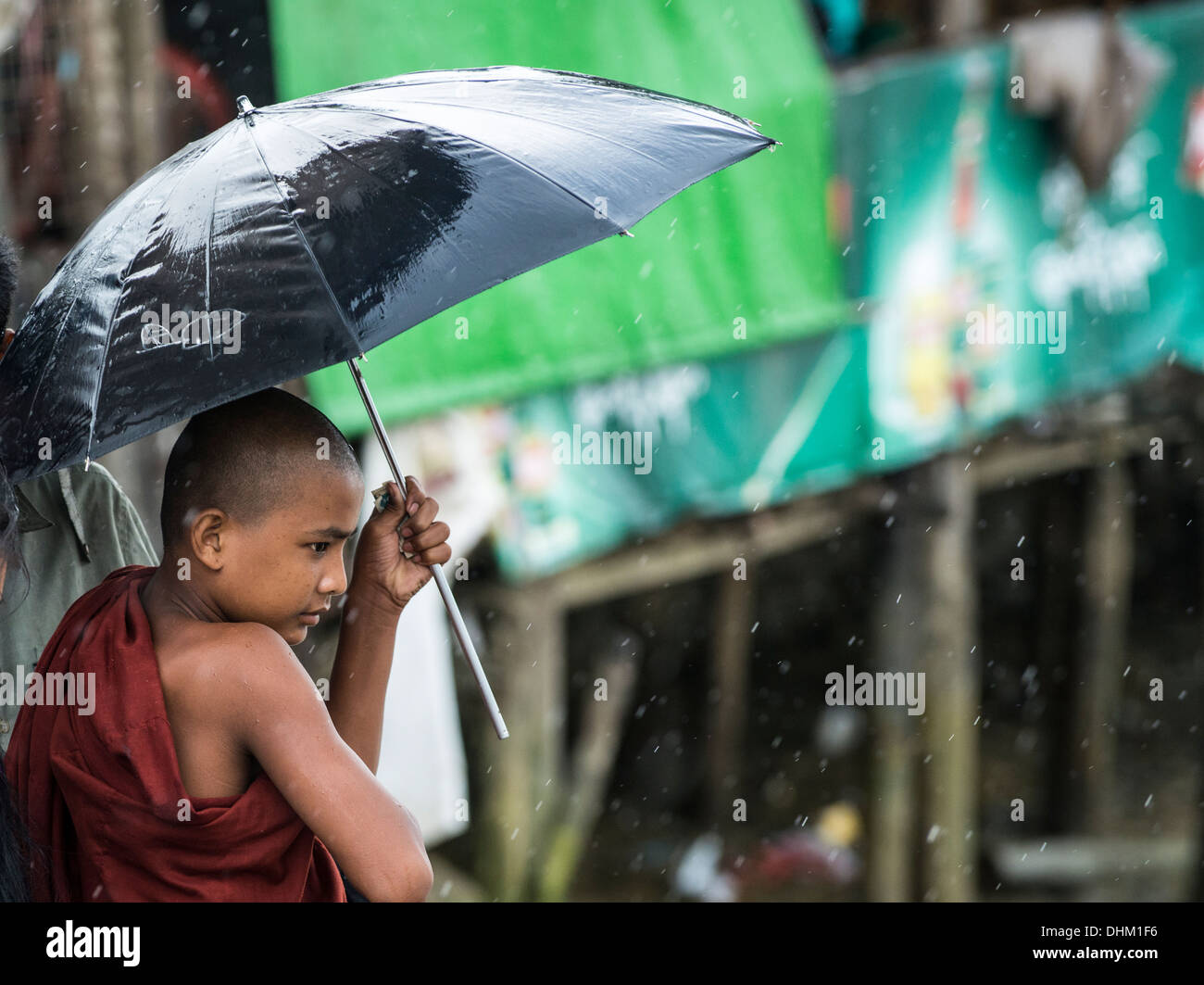 Heavy monsoon rains in western Myanmar Stock Photo - Alamy