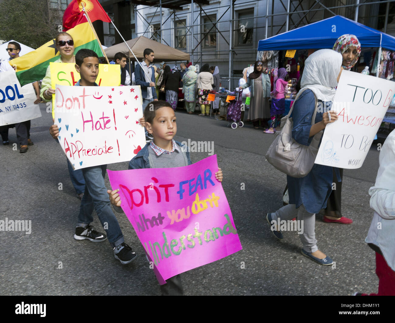 Annual Muslim Day Parade, New York City, 2013 Stock Photo - Alamy