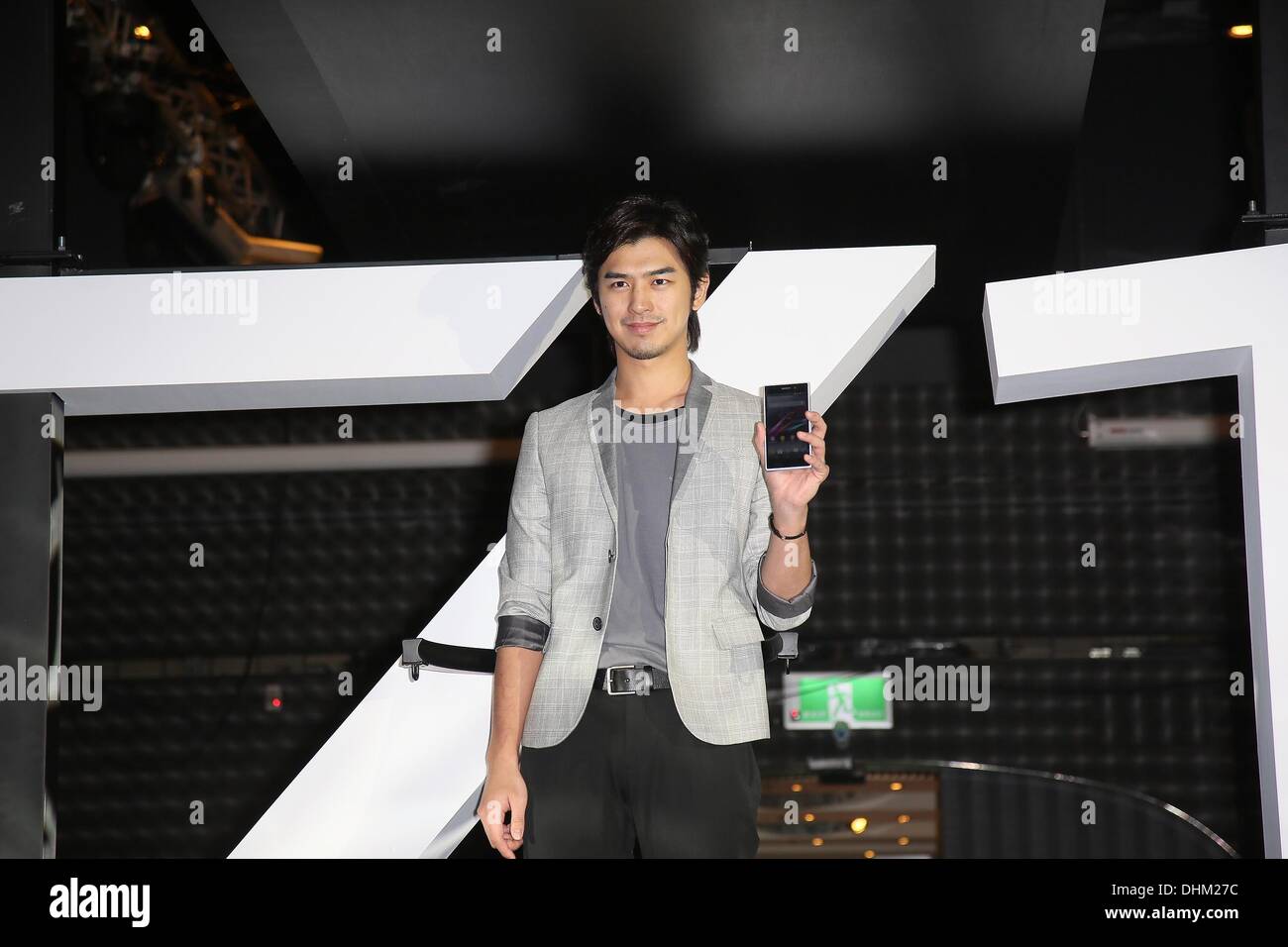 Taipei, China. 11th Nov, 2013. Actor Chen Bolin attends commercial ...