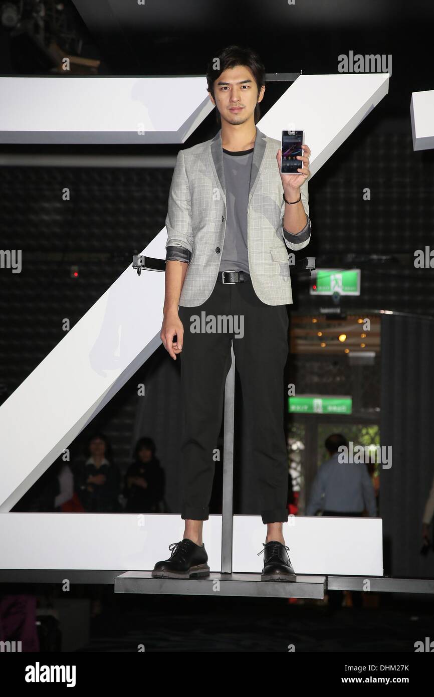 Taipei, China. 11th Nov, 2013. Actor Chen Bolin attends commercial ...