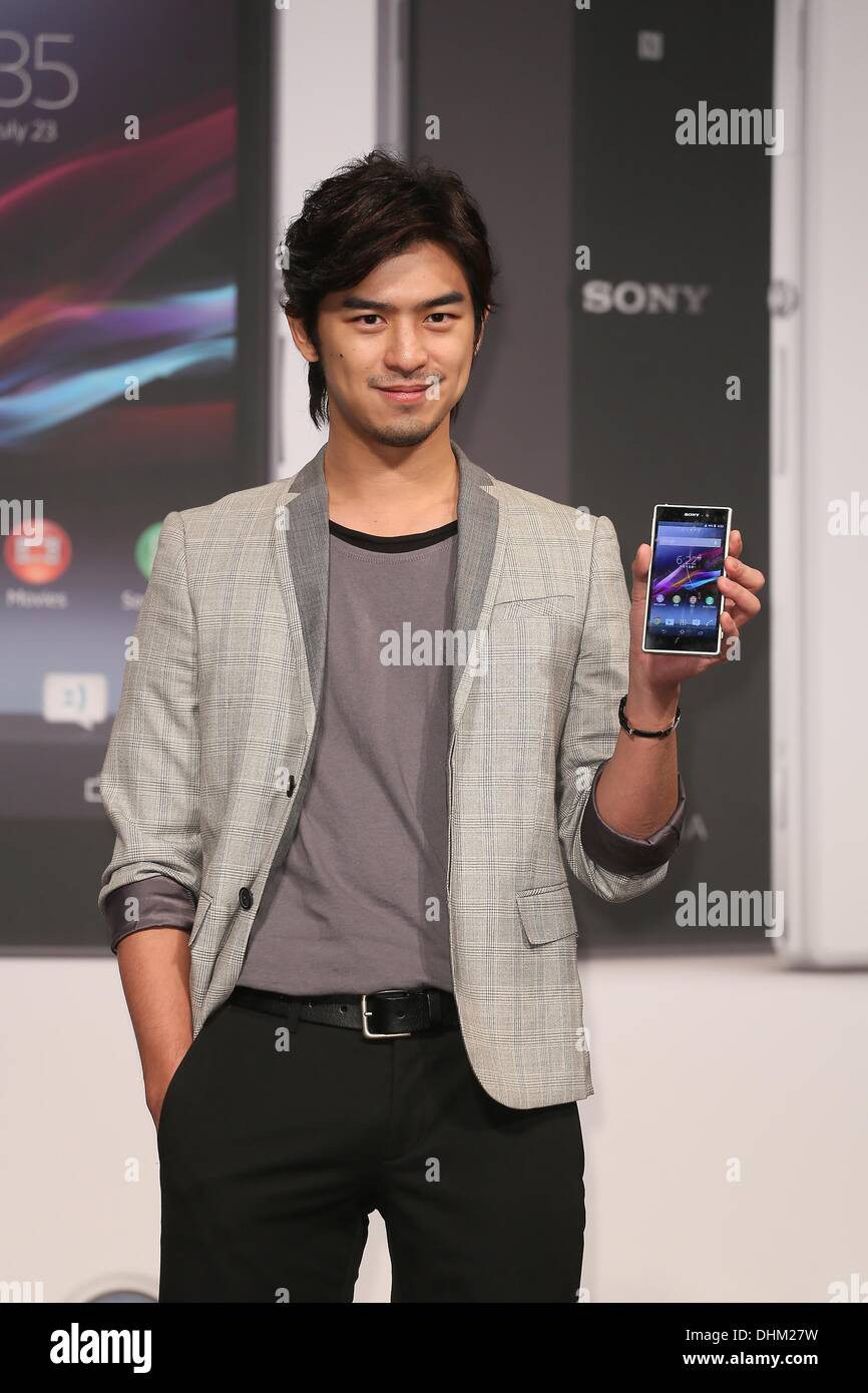 Taipei, China. 11th Nov, 2013. Actor Chen Bolin attends commercial ...