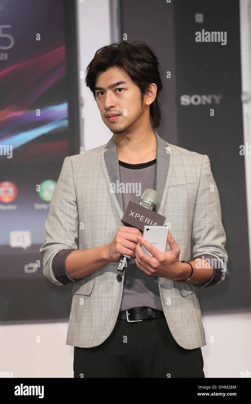 Taipei, China. 11th Nov, 2013. Actor Chen Bolin attends commercial ...