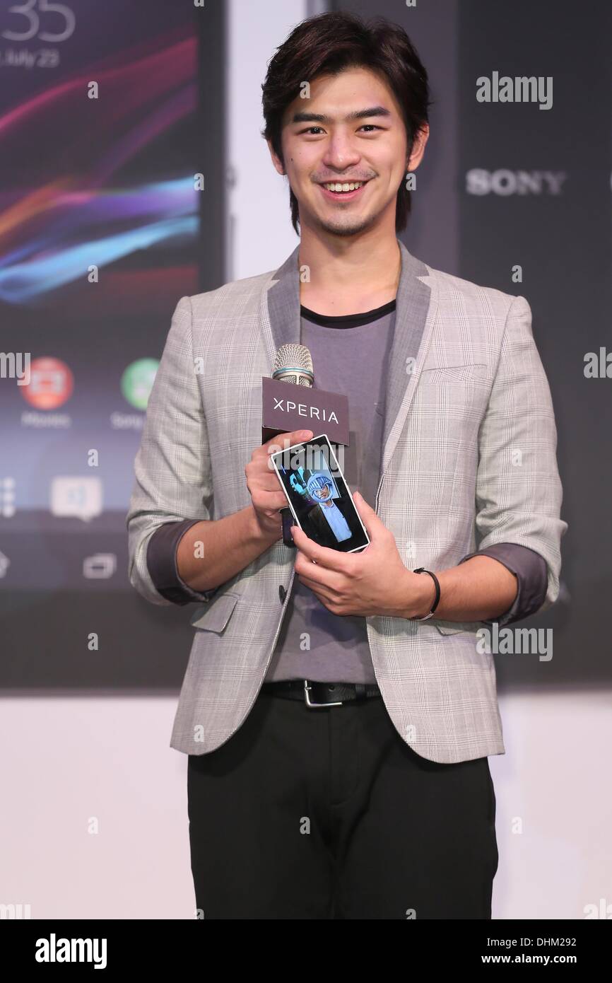 Taipei, China. 11th Nov, 2013. Actor Chen Bolin attends commercial ...