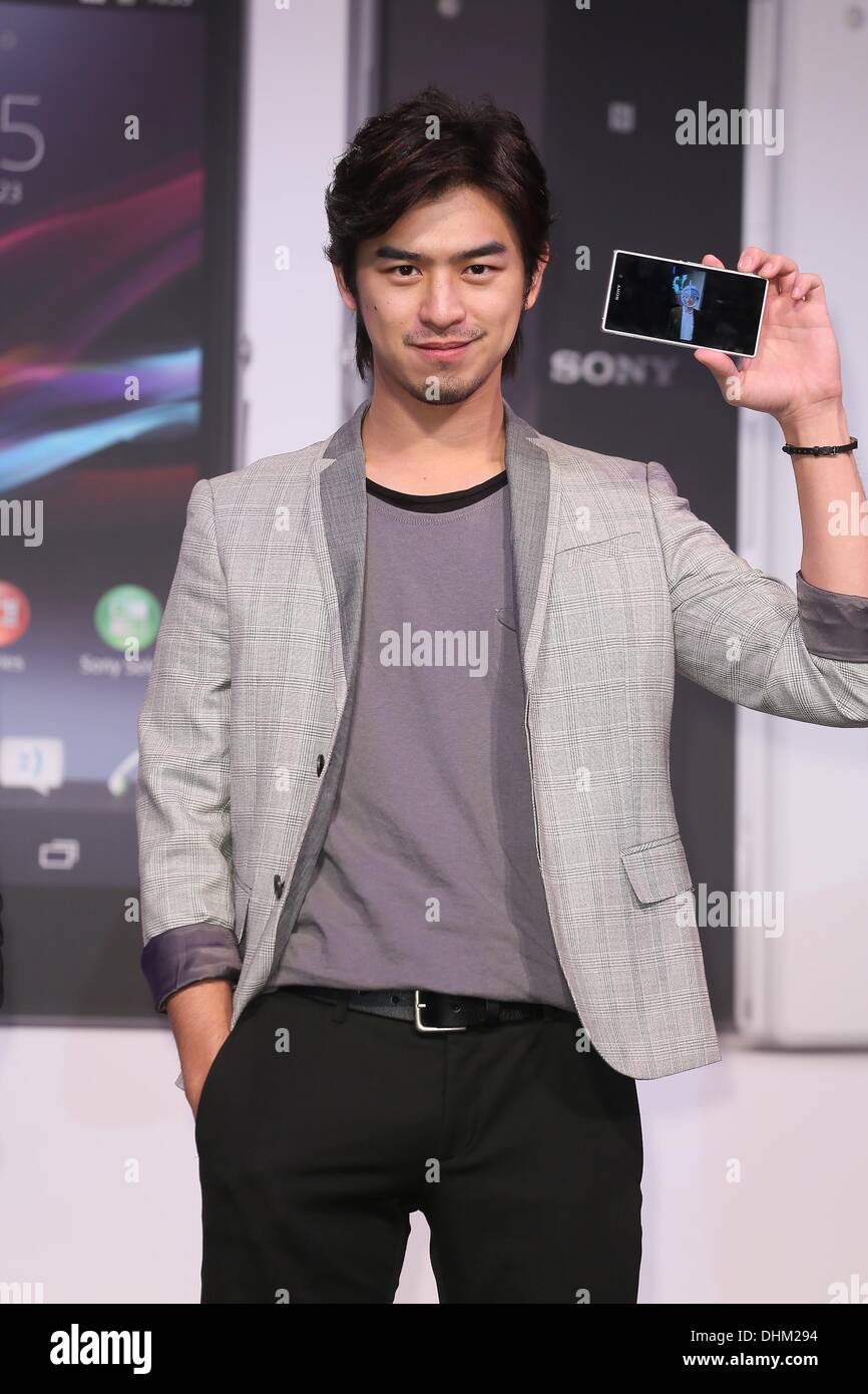 Taipei, China. 11th Nov, 2013. Actor Chen Bolin attends commercial ...