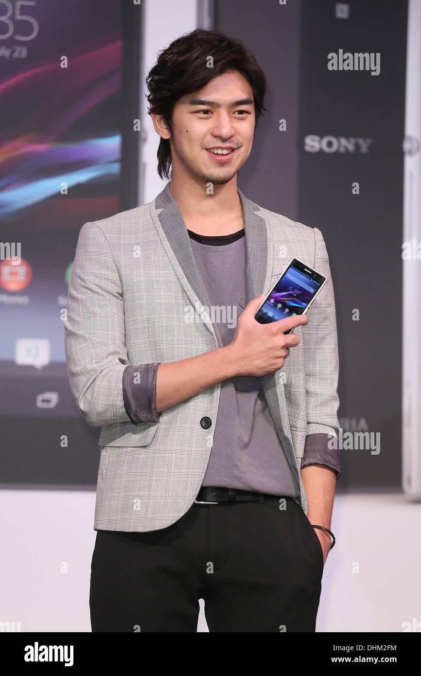 Taipei, China. 11th Nov, 2013. Actor Chen Bolin attends commercial ...