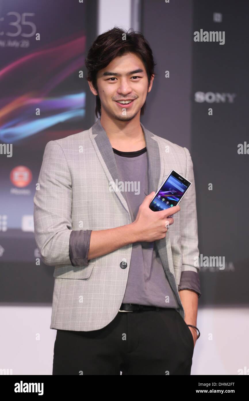 Taipei, China. 11th Nov, 2013. Actor Chen Bolin attends commercial ...