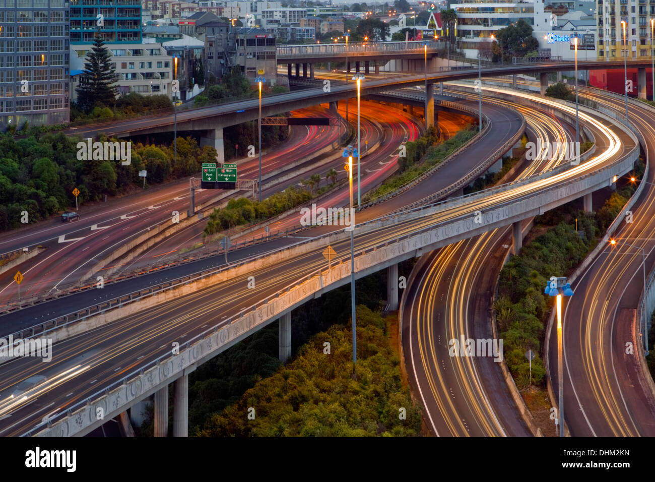 Motorway interchange hi-res stock photography and images - Alamy