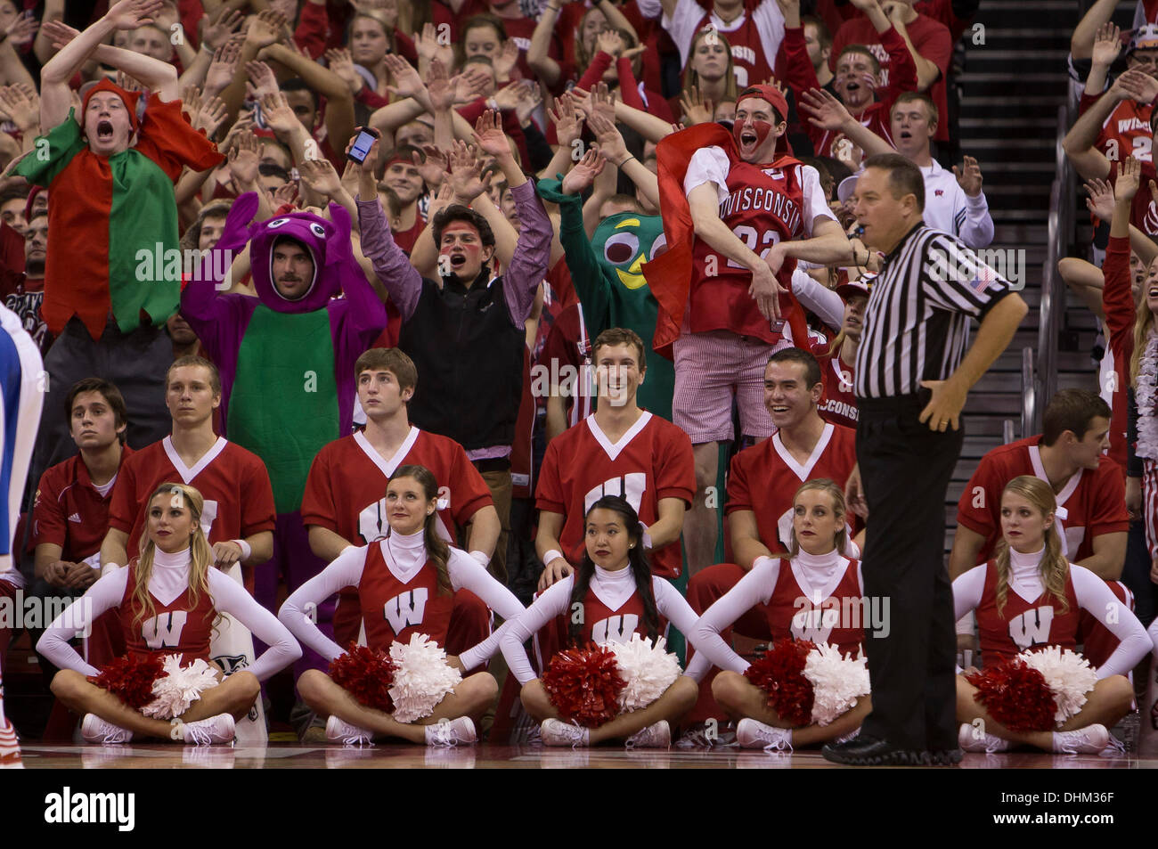 Wisconsin badgers fans hi-res stock photography and images - Alamy