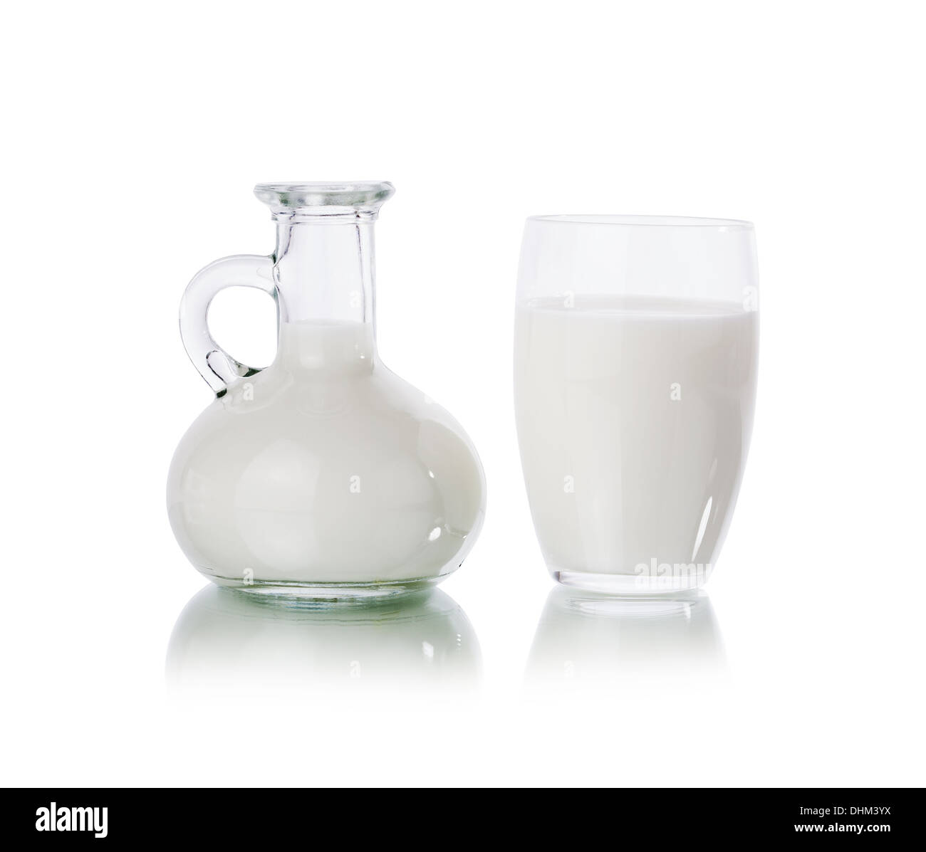 On table standing glass Cut Out Stock Images & Pictures - Alamy