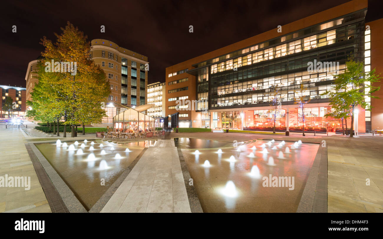 Brindleyplace birmingham night hi-res stock photography and images - Alamy