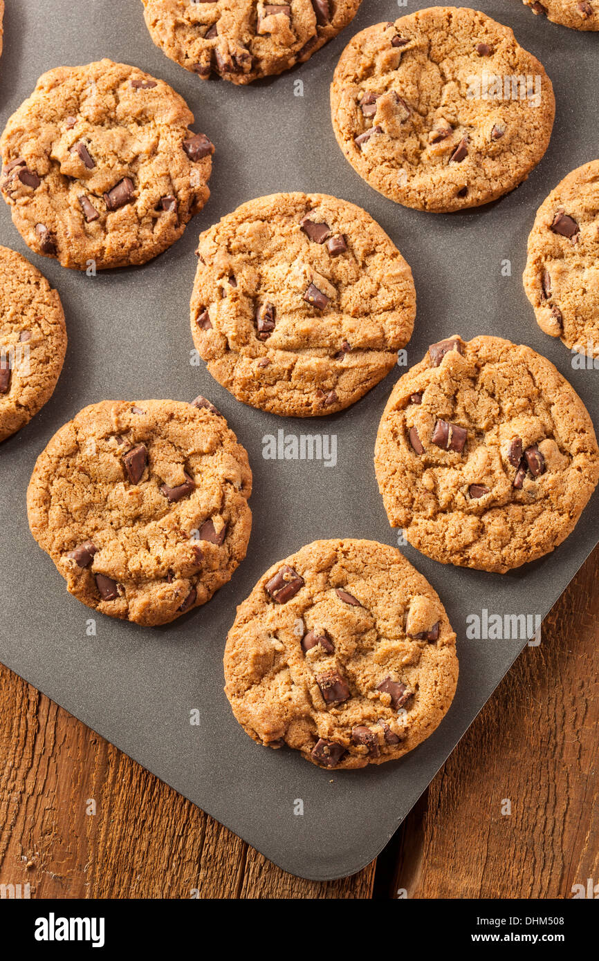 Homemade Chocolate Chip Cookies Ready to Eat Stock Photo - Alamy