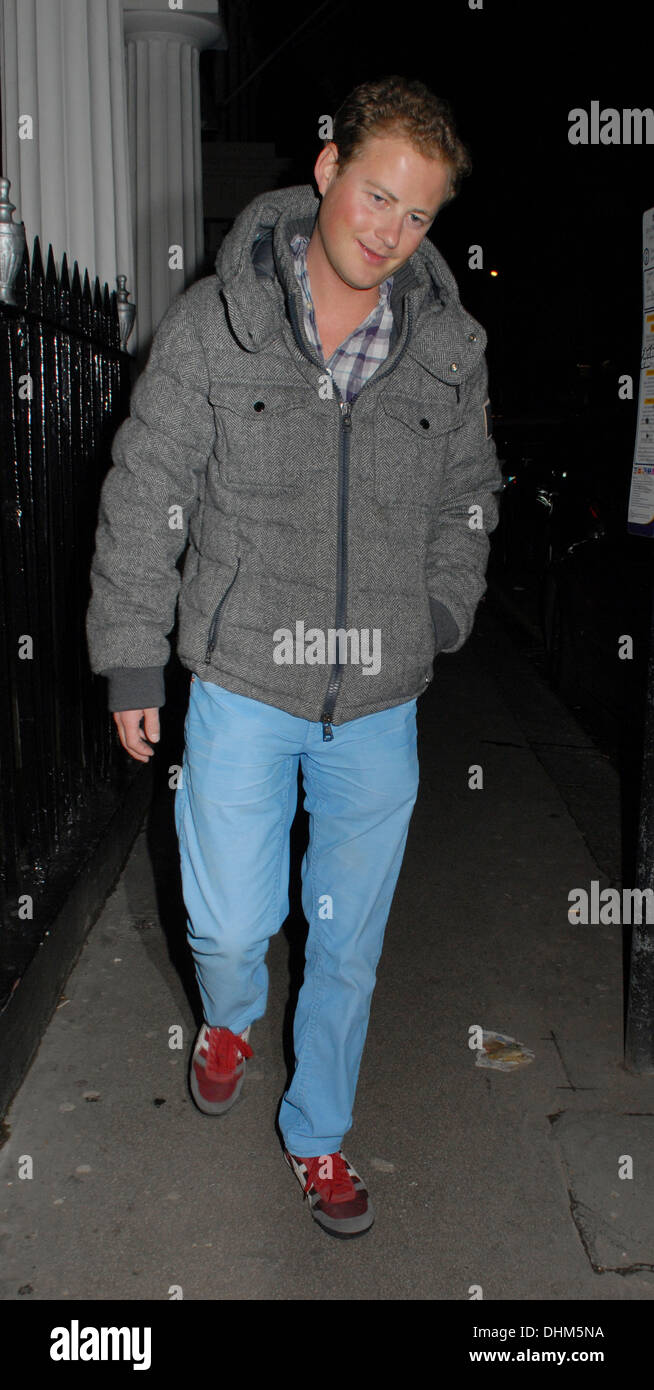 Guy Pelly leaving The Arts Club in Mayfair London, England - 28.04.12 ...