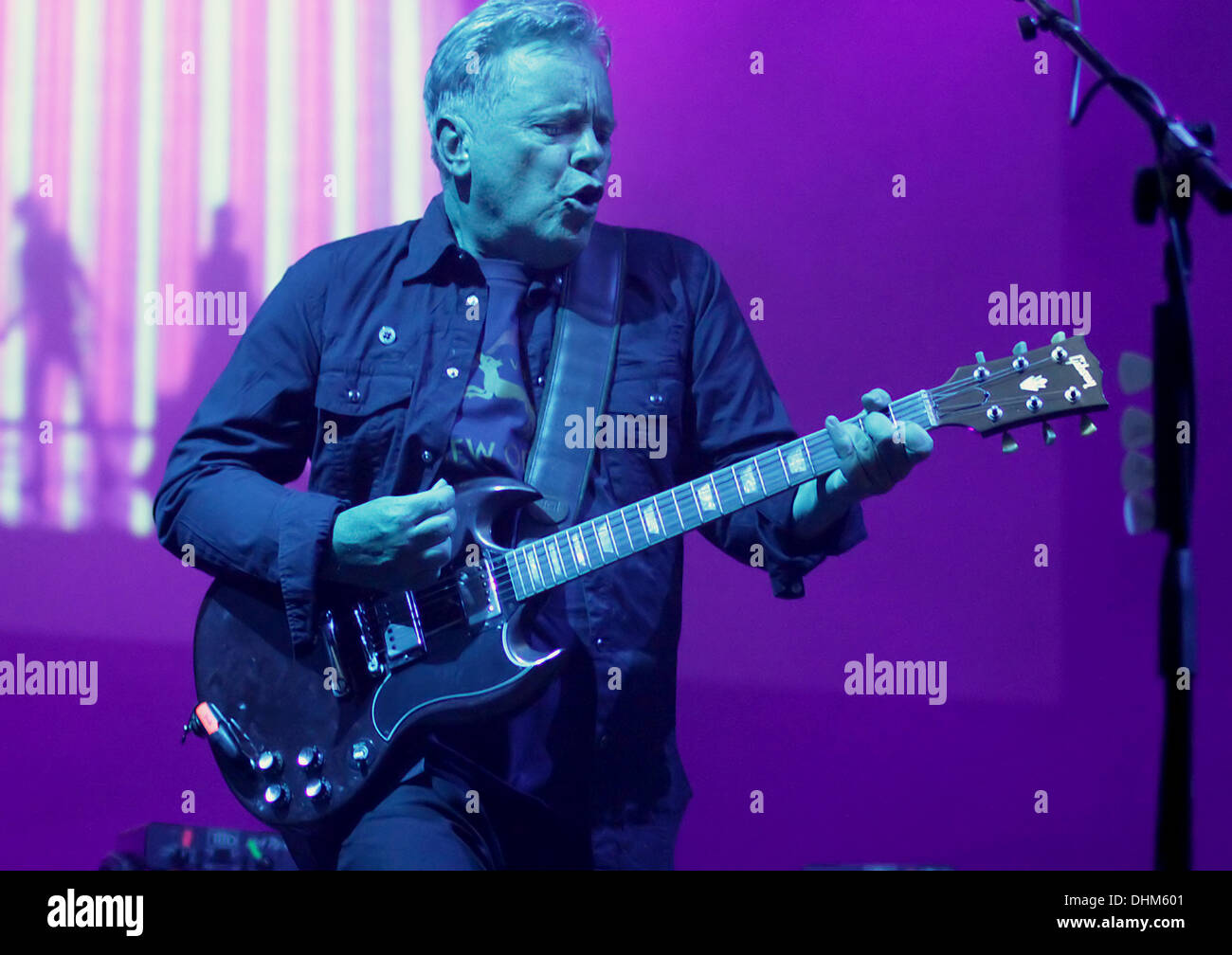 Bernard Sumner New Order perform at the Manchester O2 Apollo Manchester ...