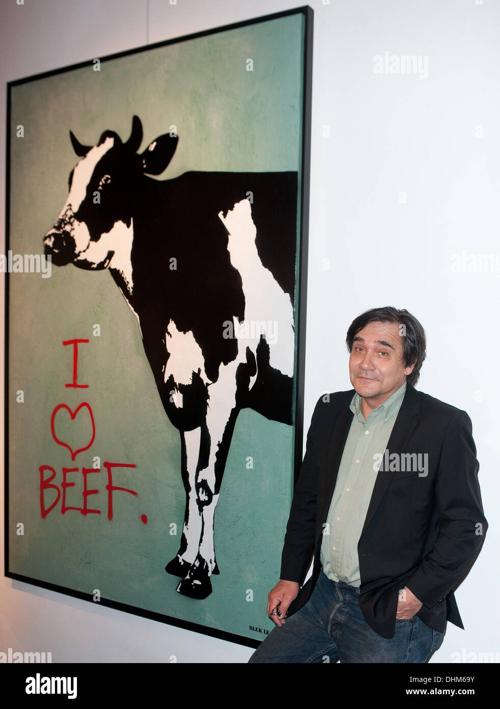 Xavier Prou aka 'Blek Le Rat' showcases previously unseen works during ...