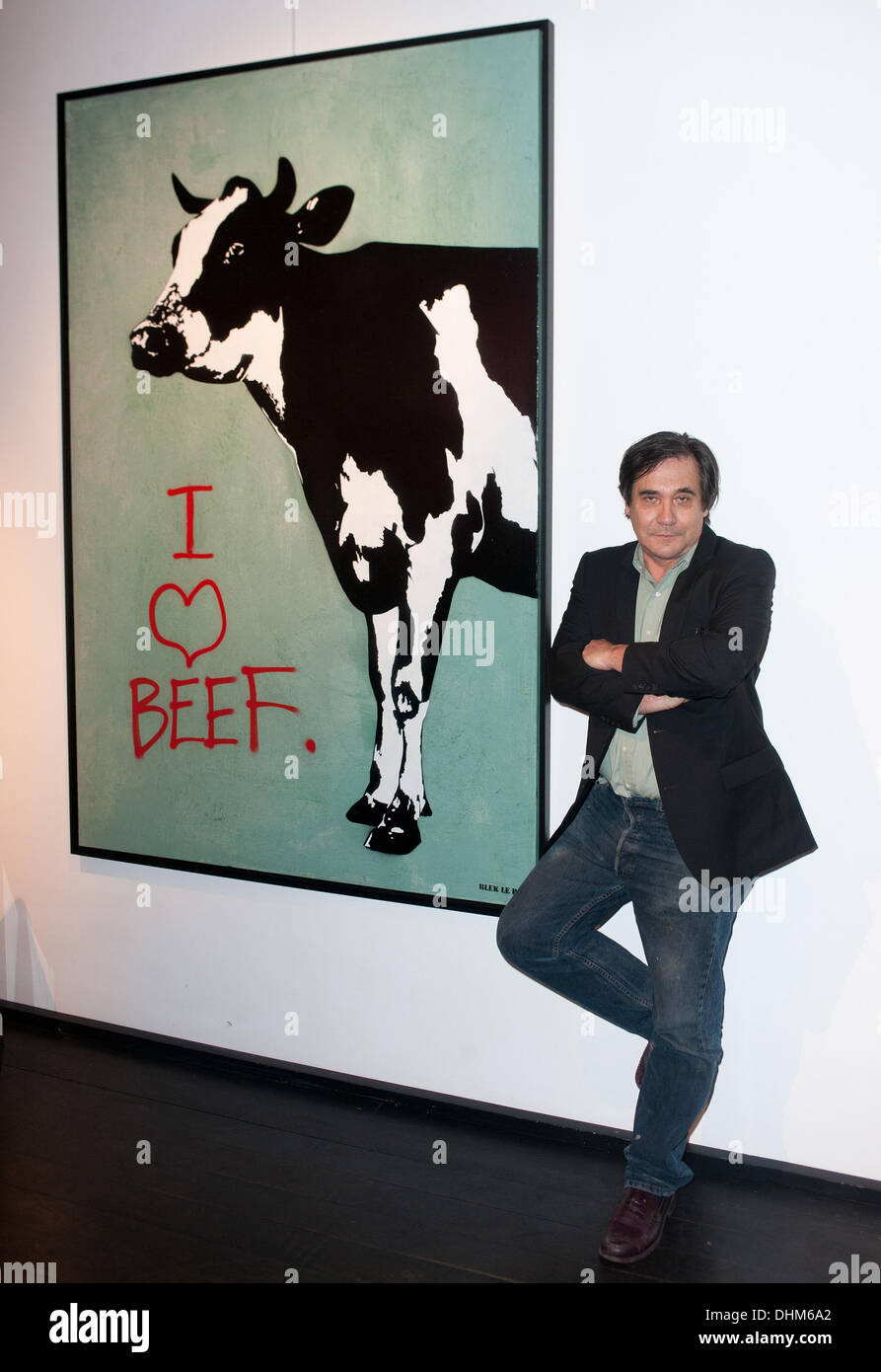 Xavier Prou aka 'Blek Le Rat' showcases previously unseen works during ...