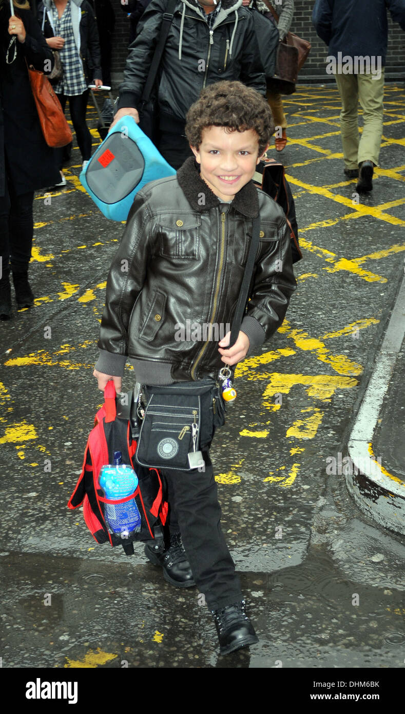 Alex Bain arrives at Euston Station to attend The British Soap Awards ...