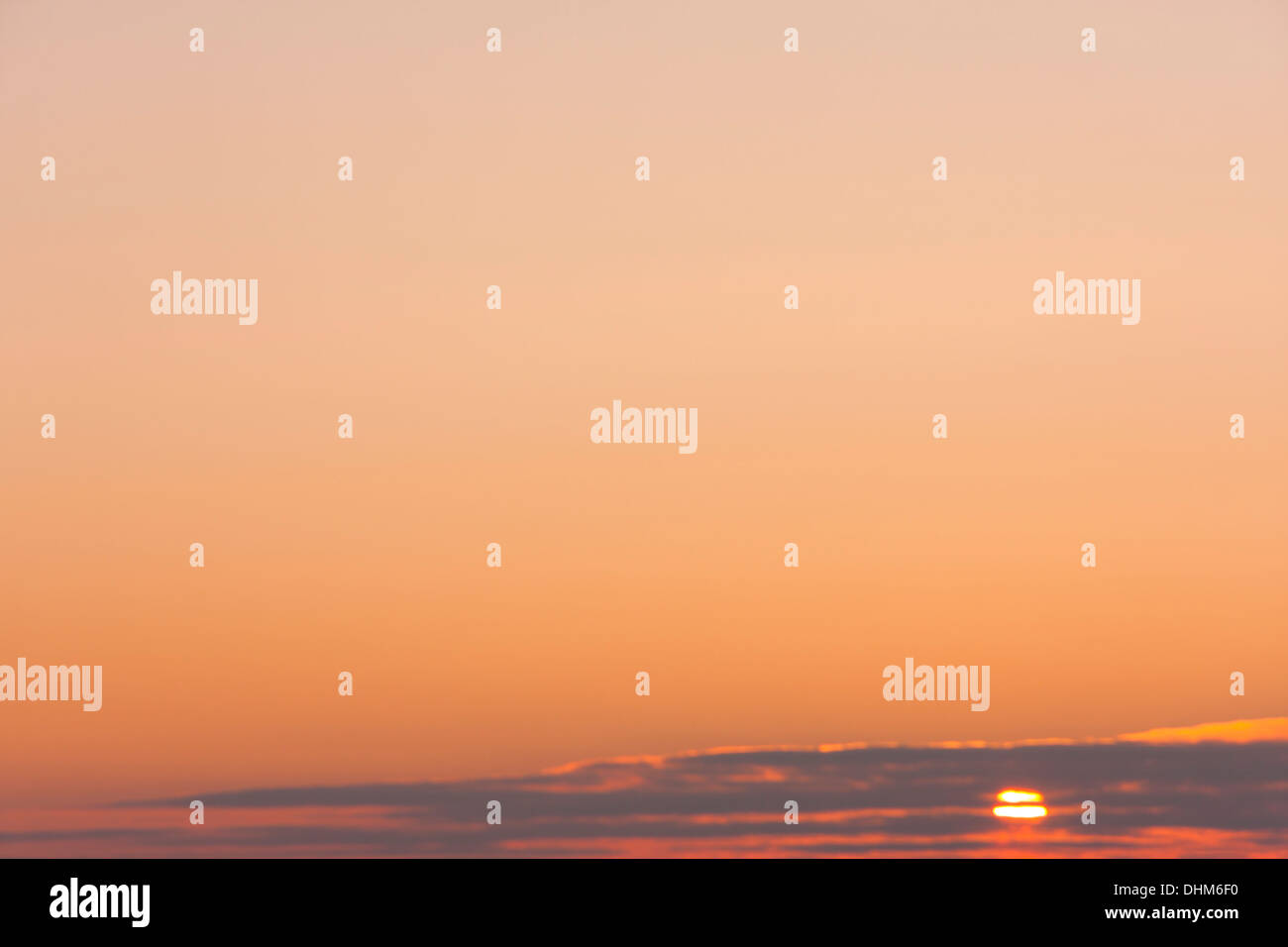 Orange sunset background Stock Photo - Alamy