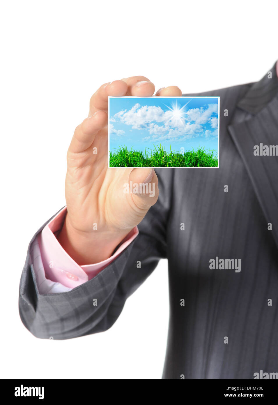 Hand holding card horizon hi-res stock photography and images - Alamy