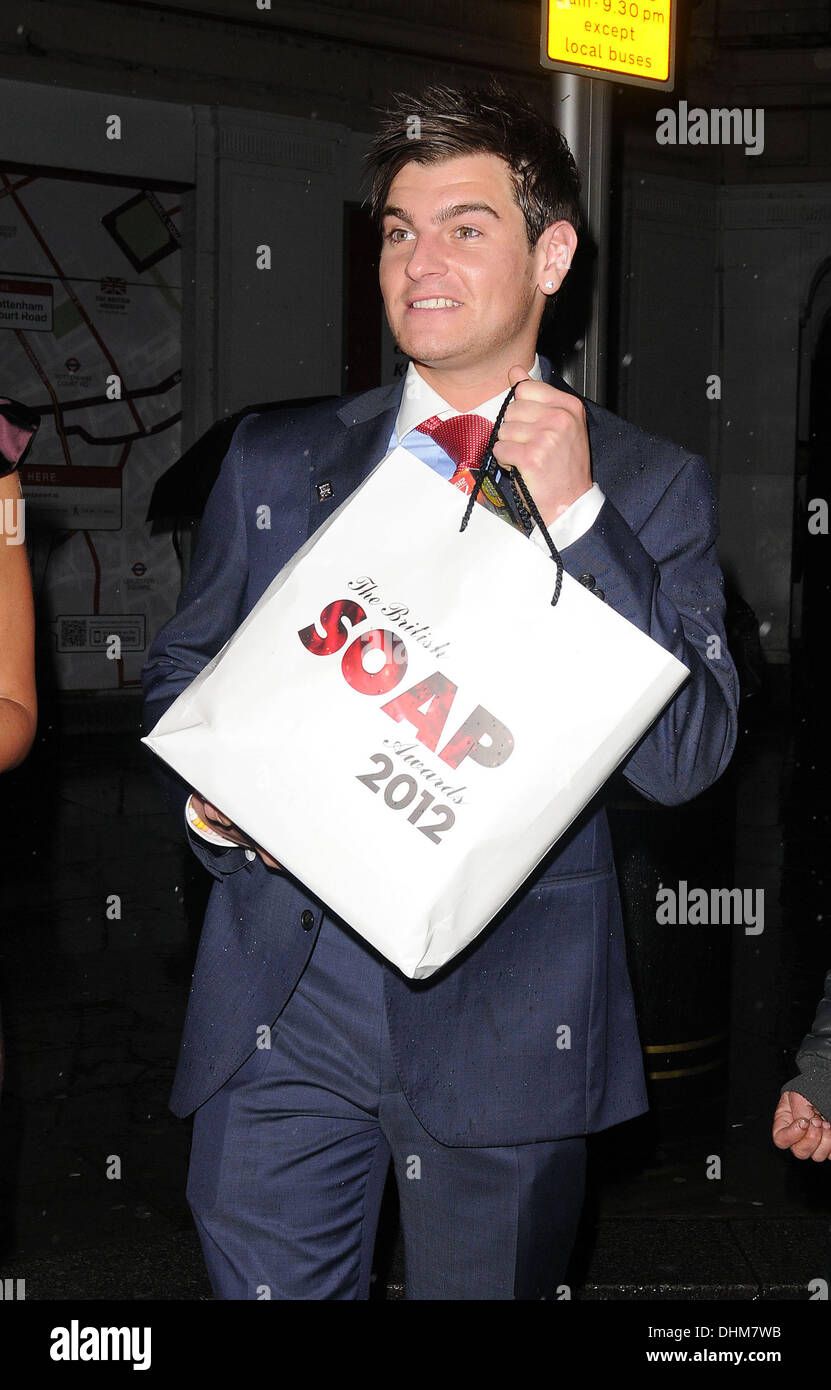 Matt Lapinskas The British Soap Awards 2012 afterparty held at Cafe De ...