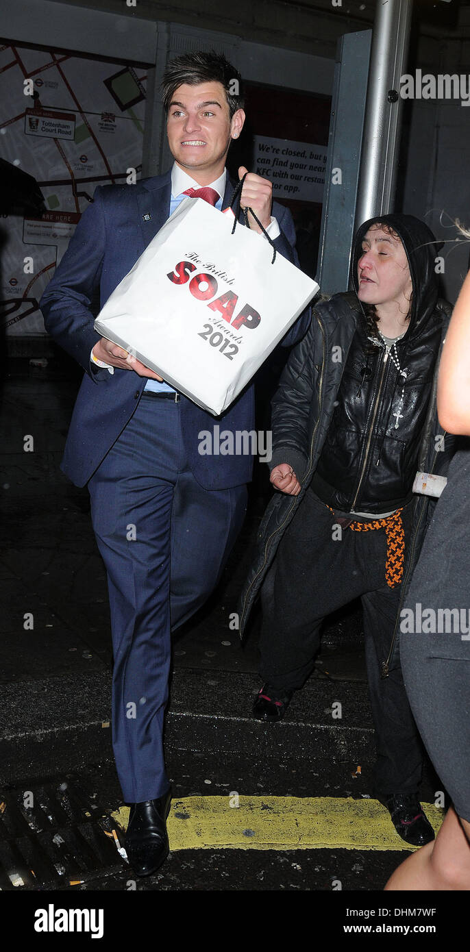 Matt Lapinskas The British Soap Awards 2012 afterparty held at Cafe De ...