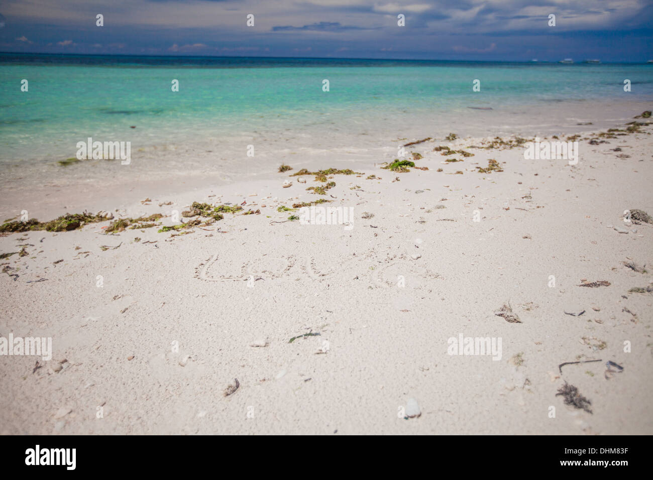 Perfect tropical beach with turquoise water Stock Photo - Alamy