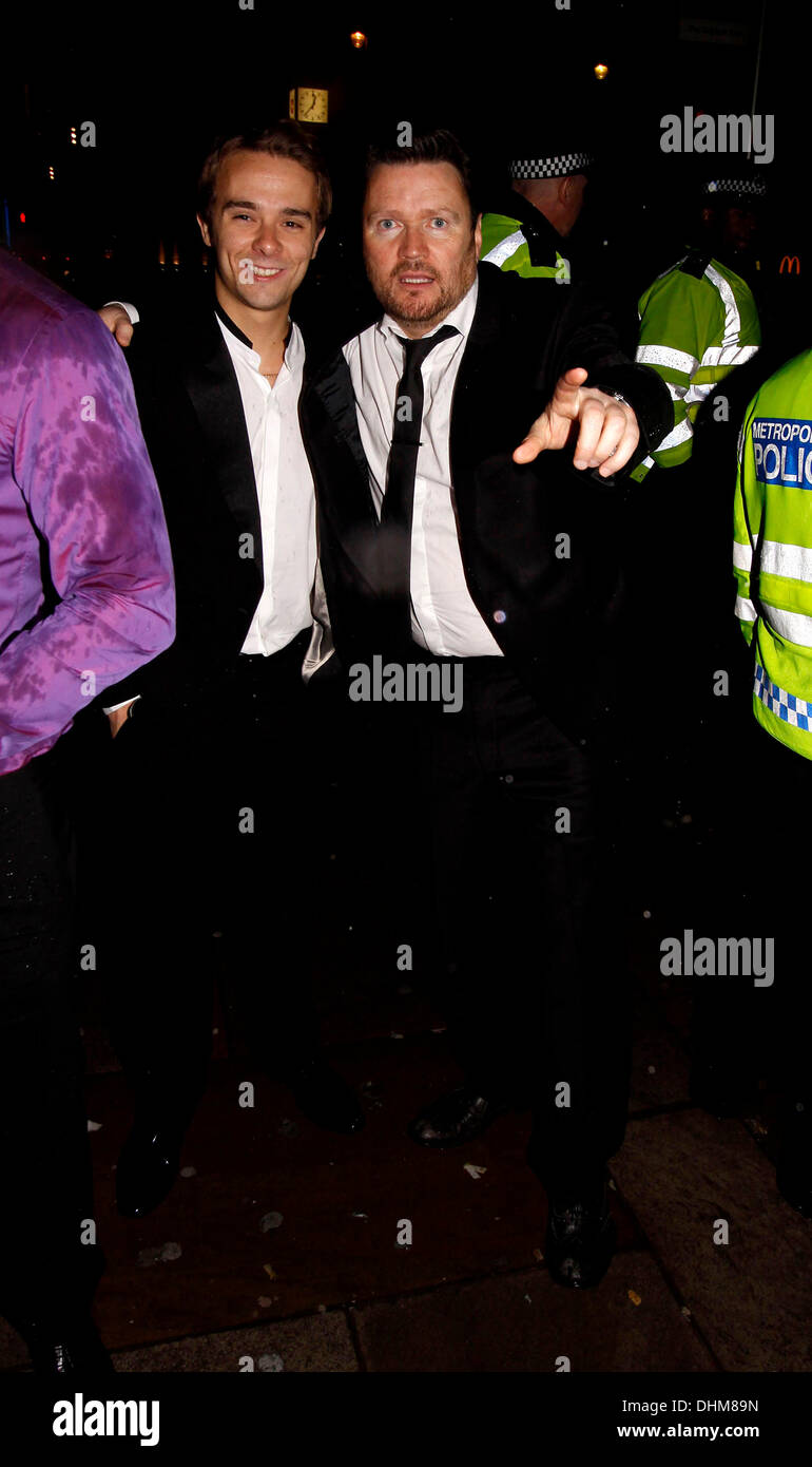 Ian Puleston-Davies and Jack P. Shepherd The British Soap Awards 2012 held at the London TV ...