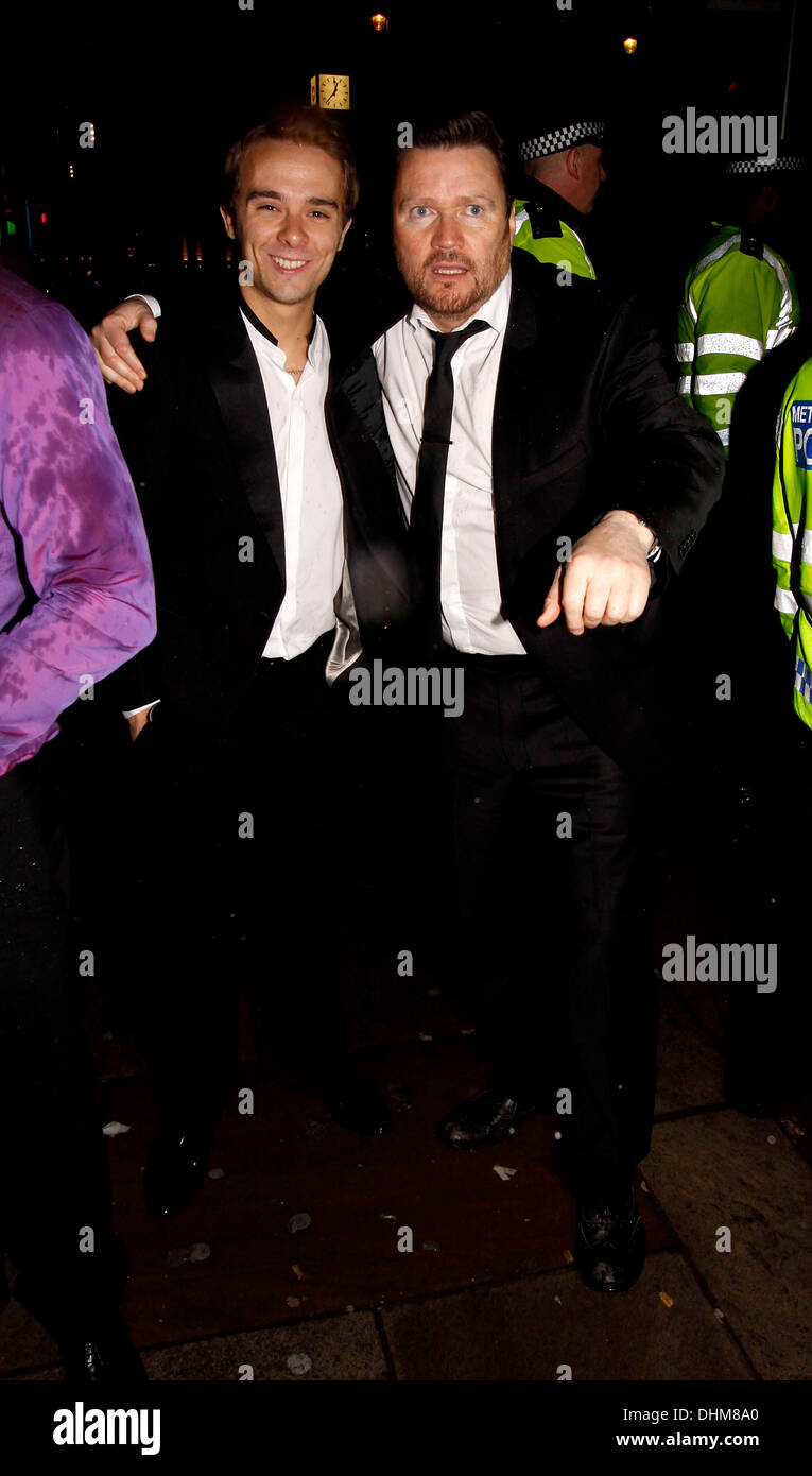 Ian Puleston-Davies and Jack P. Shepherd The British Soap Awards 2012 held at the London TV ...