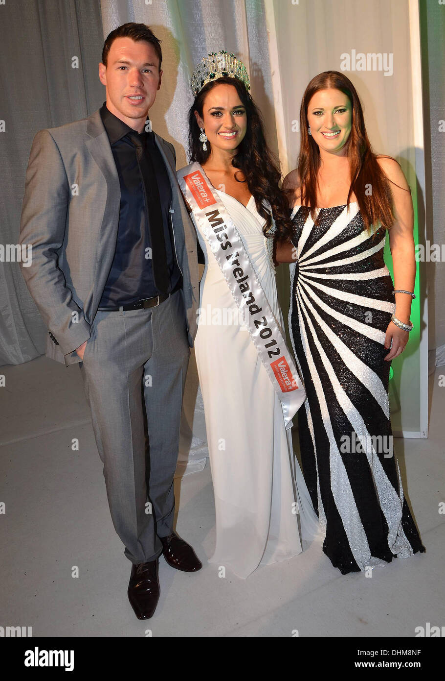 Eamonn Fennell, Miss Ireland 2012 Maire Hughes, Elaine Crowley The Miss ...