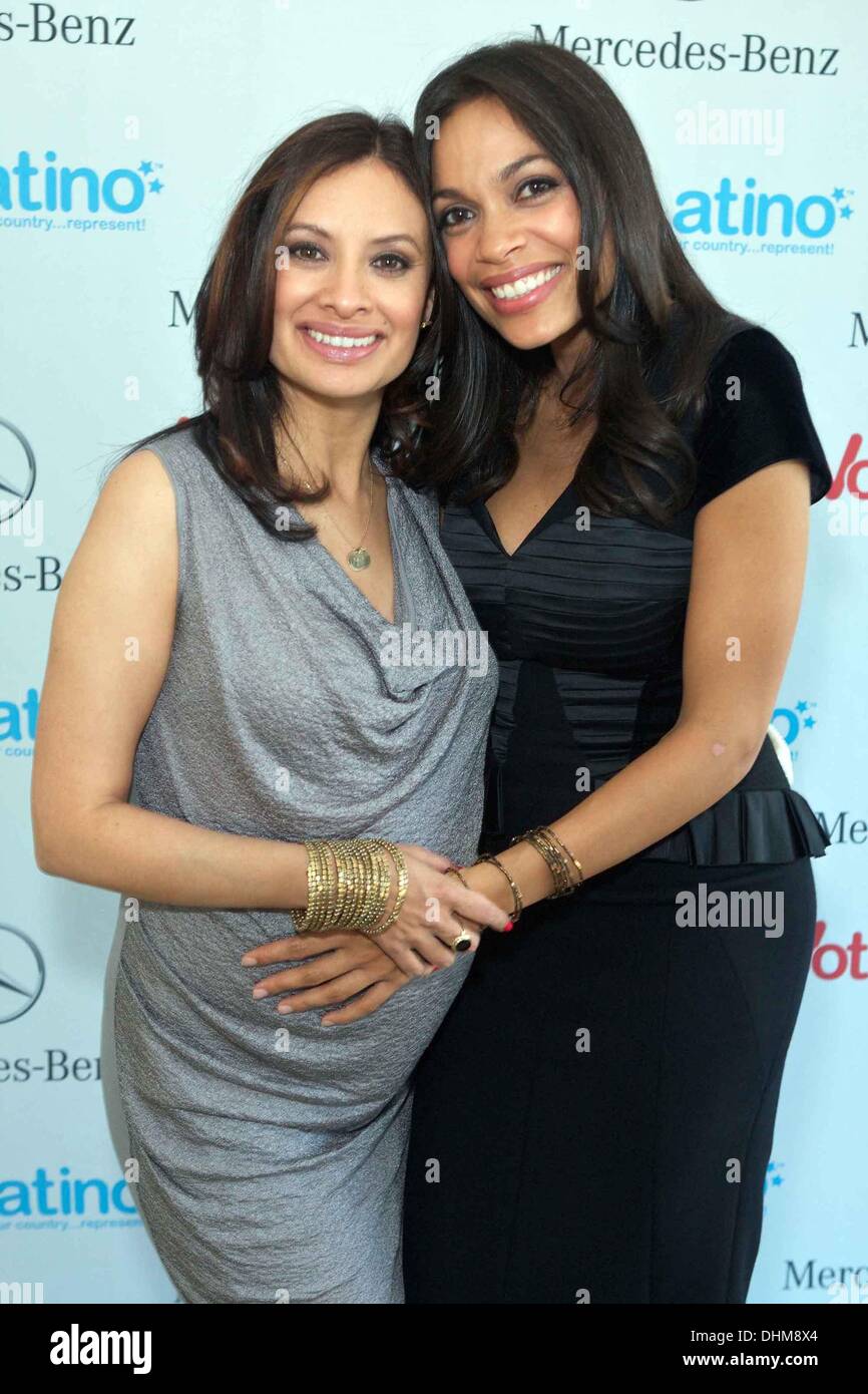 Rosario Dawson and Maria T Kumar attend the 3rd annual 'Our Voices ...