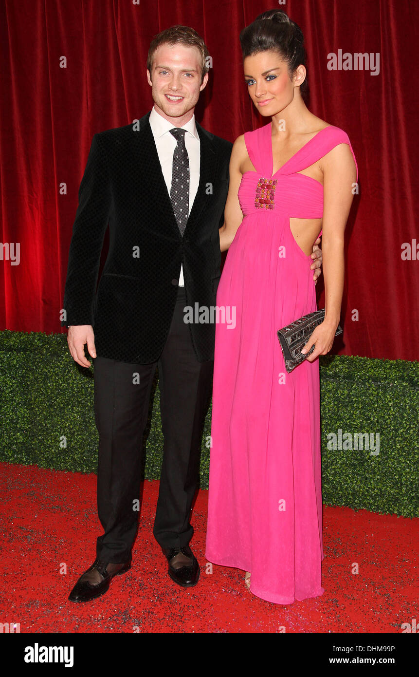 Chris Fountain and girlfriend The British Soap Awards 2012 held at the London TV Centre ...