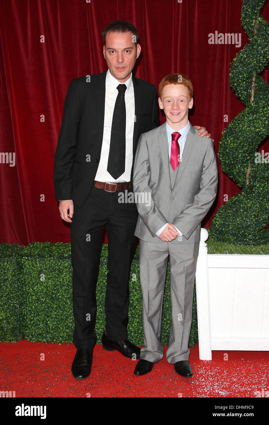 Laurence Saunders and Charlie Kenyon The British Soap Awards 2012 held ...